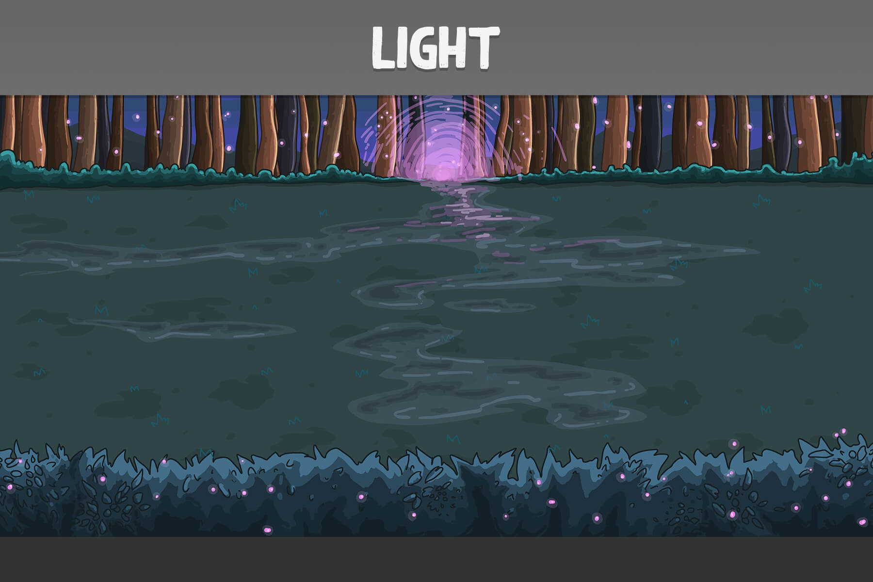 Dark Magic Battle Game Backgrounds by 2D Game Assets on Dribbble