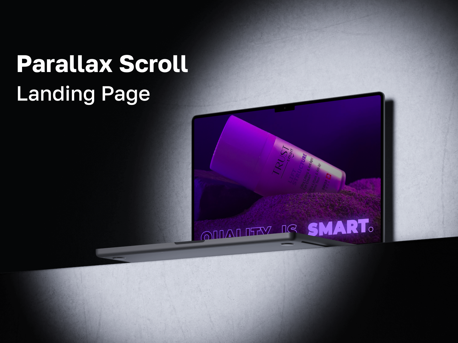 Parallax Scroll Landing page by Gandom gk on Dribbble