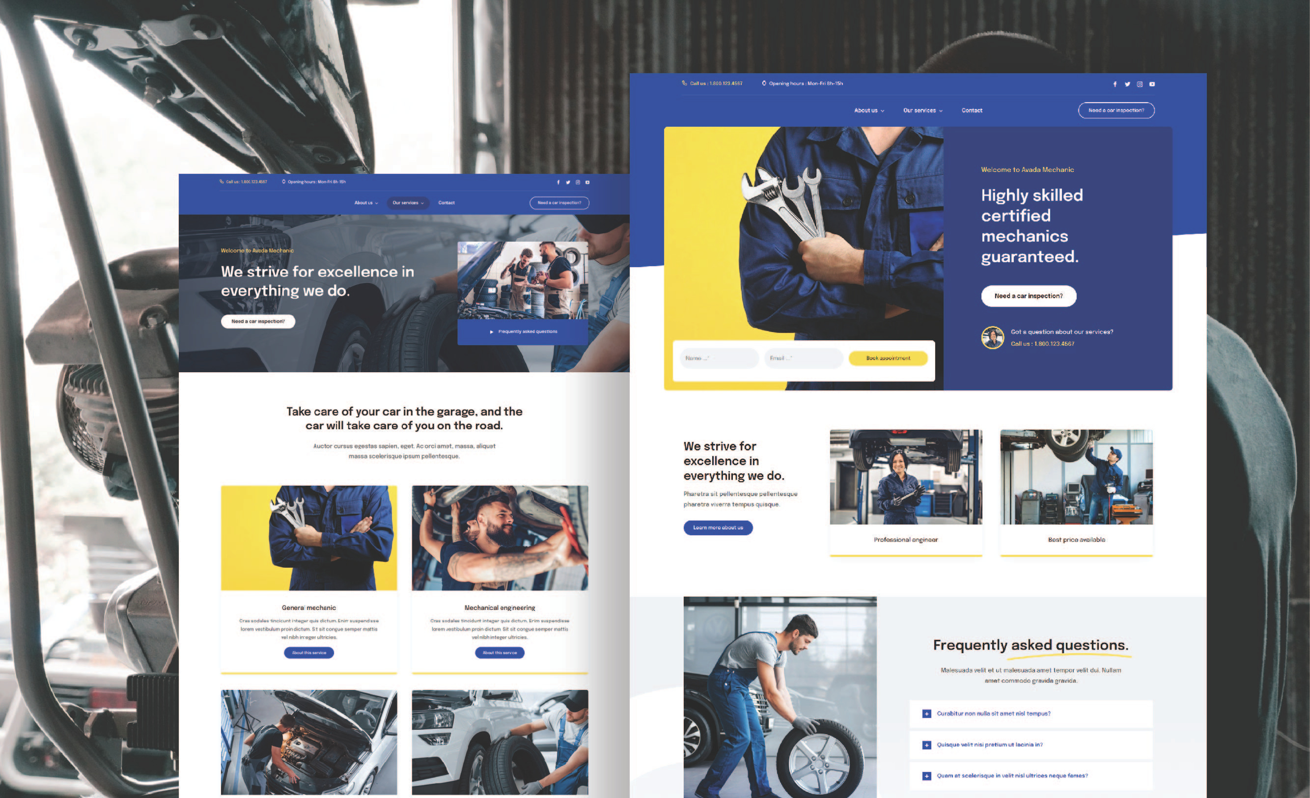 Mechanic Website designs, themes, templates and downloadable graphic ...