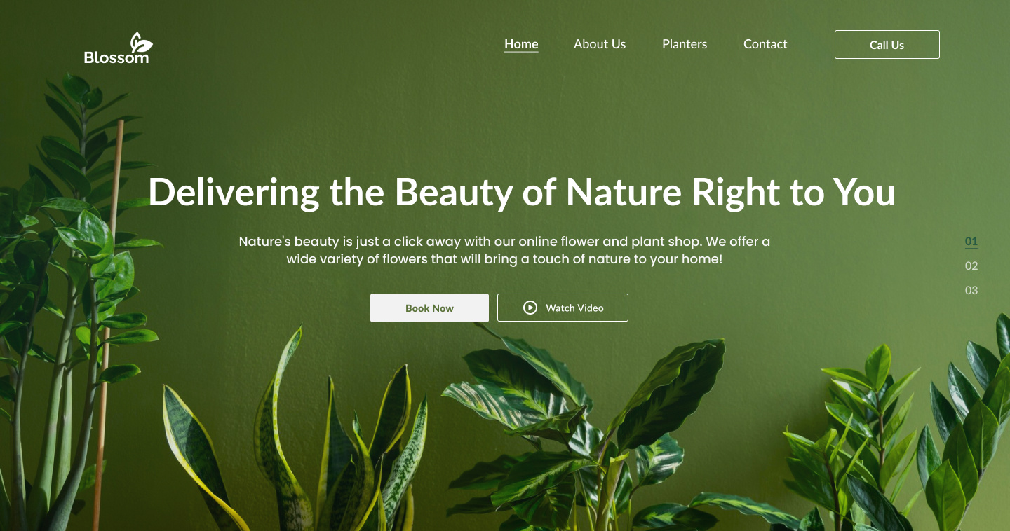Planting & Gardening Website UI Design by Shivani_Y on Dribbble