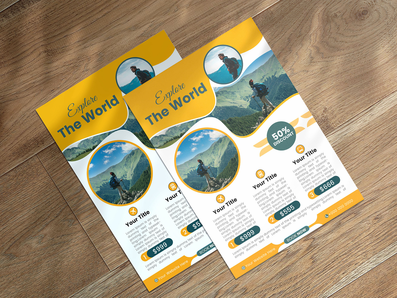 Explore the world flyer design template by MD ATAUR RAHMAN on Dribbble