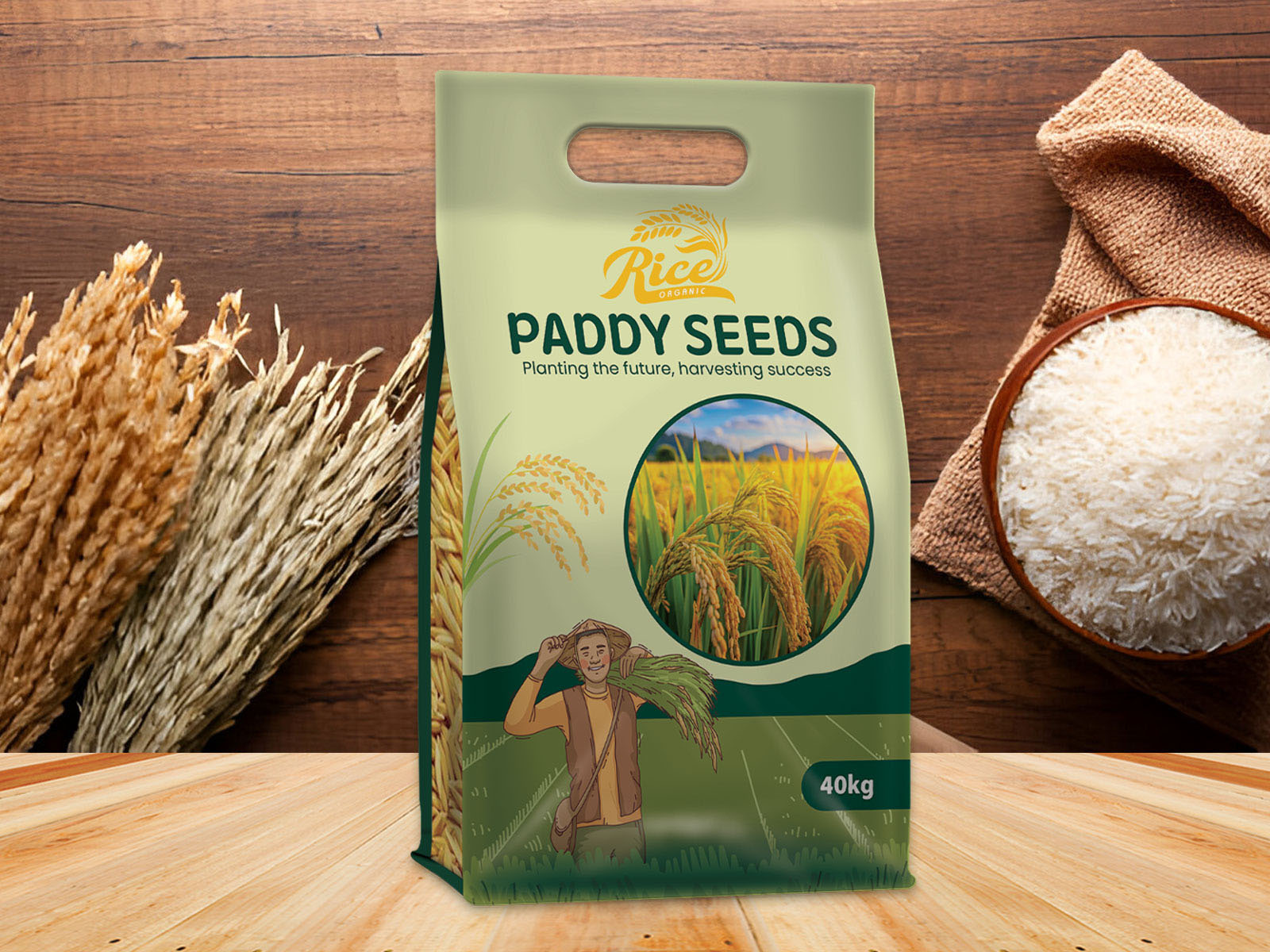 Rice Bag Packaging Design by Vectocy on Dribbble