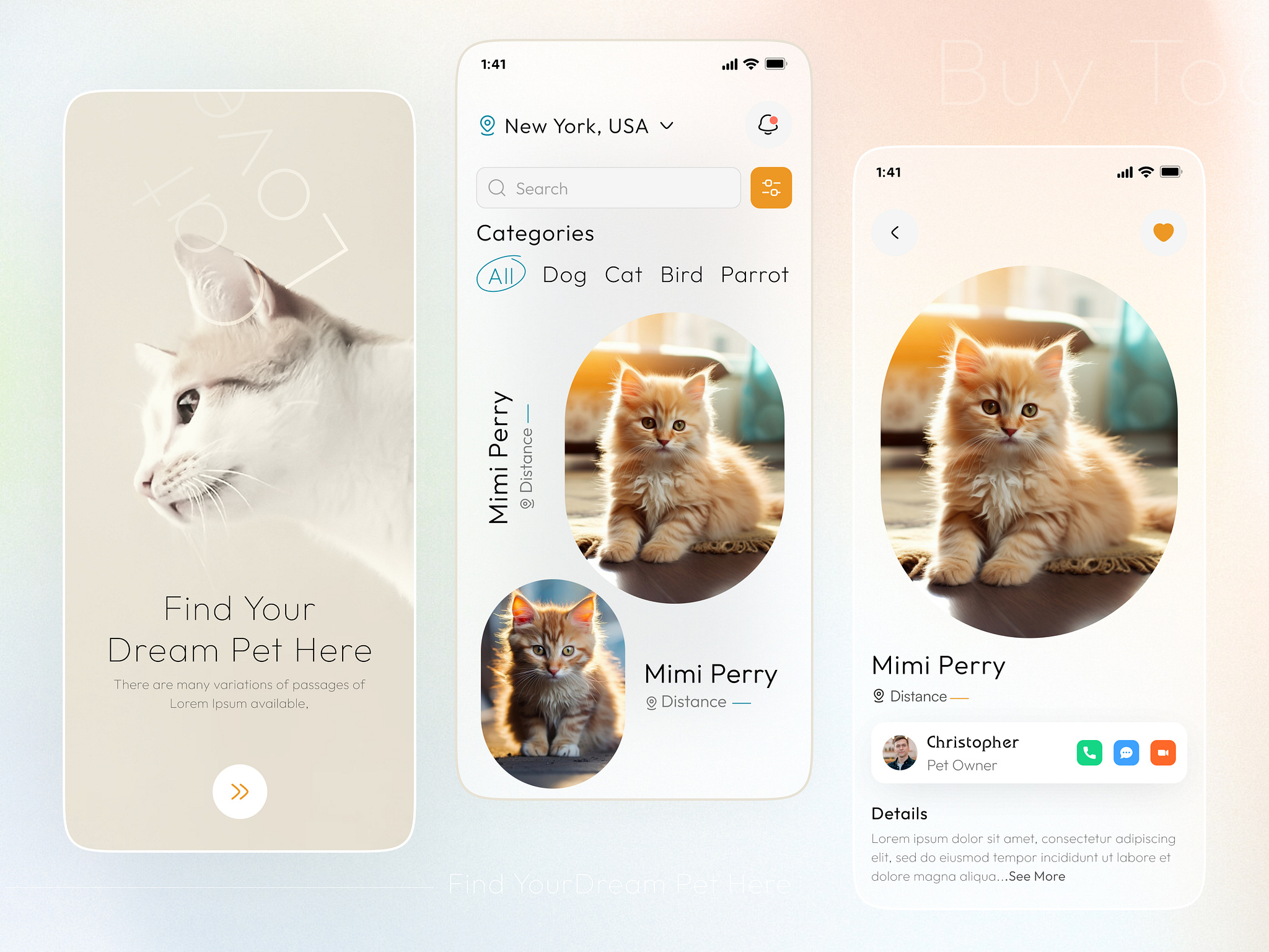 Pet Shop Mobile App by Efat Ahmed for AntDesk 🟢 on Dribbble