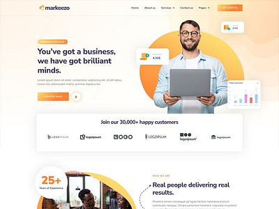 Software solution website design by Alexander Maxwell on Dribbble