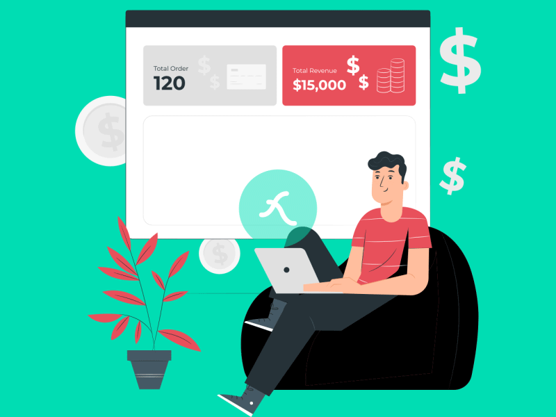 Revenue Lottie JSON animation by weblodge on Dribbble Revenue Lottie JSON animation by weblodge on Dribbble