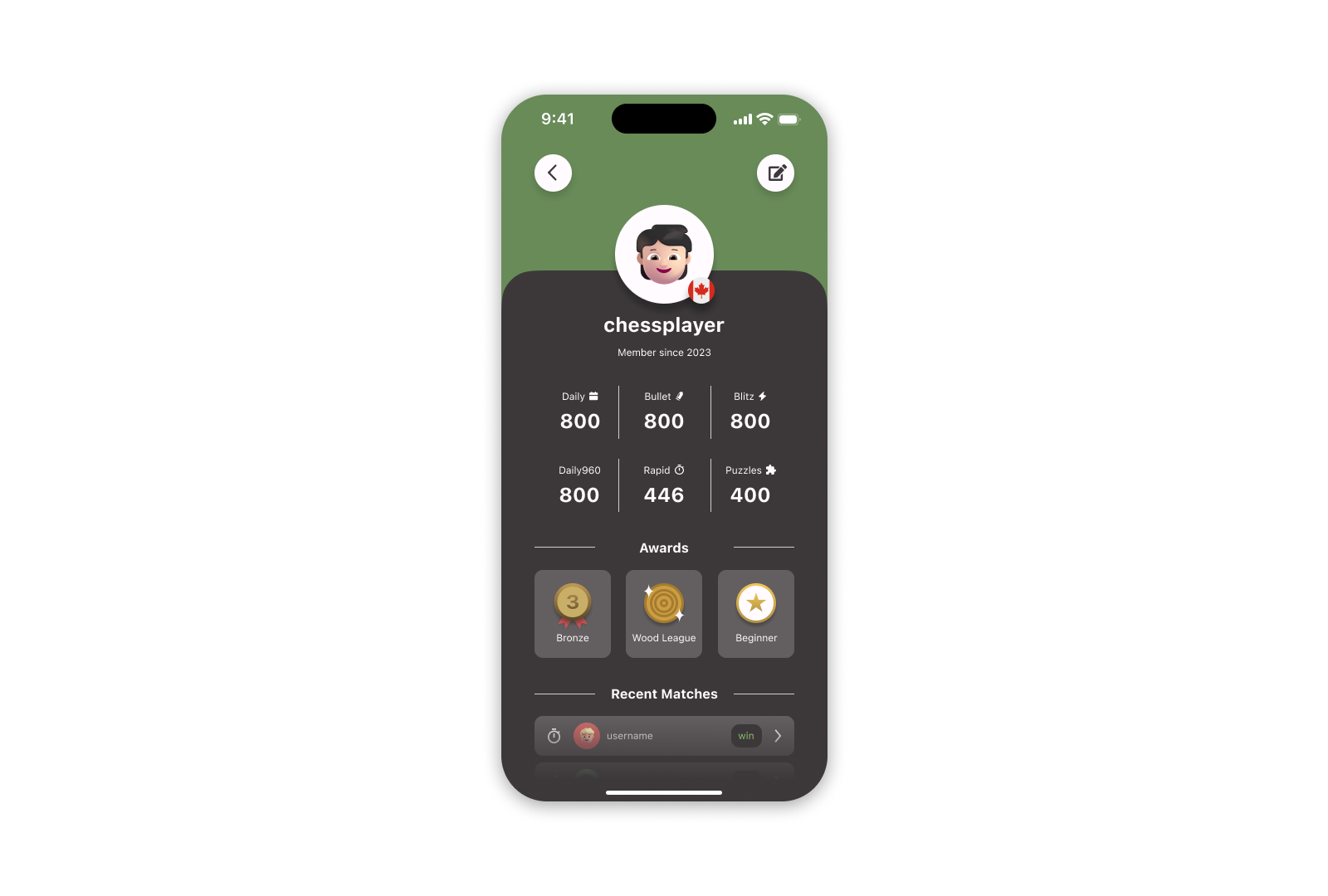 Daily UI #6 - User Profile by Yoshiya Aoki on Dribbble