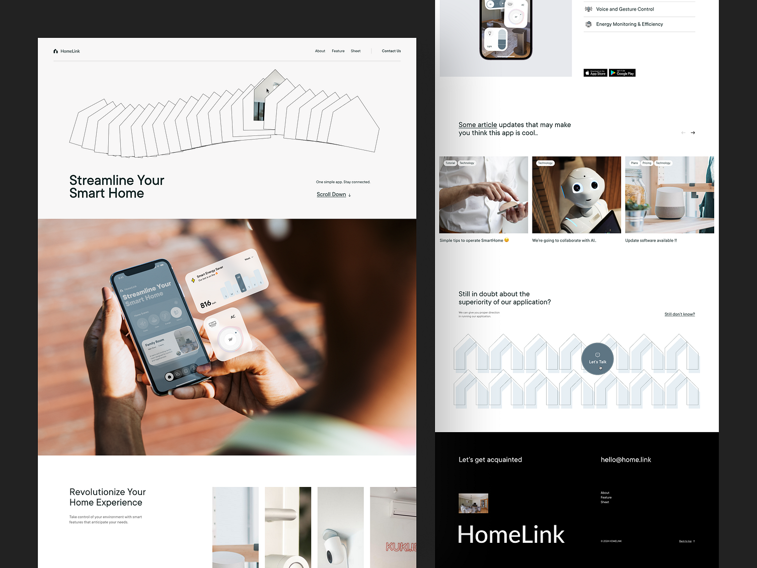 Smart Home - Website by Fandit Giovani® for Odama on Dribbble
