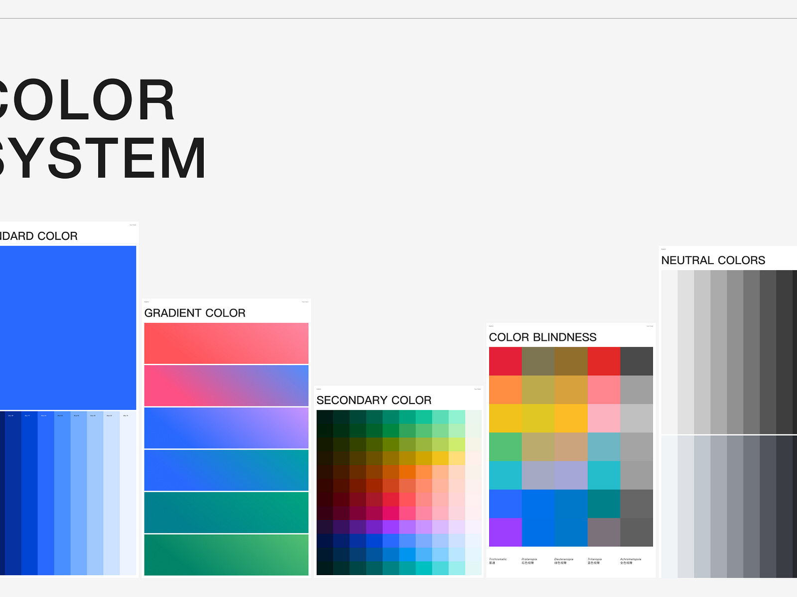 Seeyon UI Color System by yuchuan yan on Dribbble