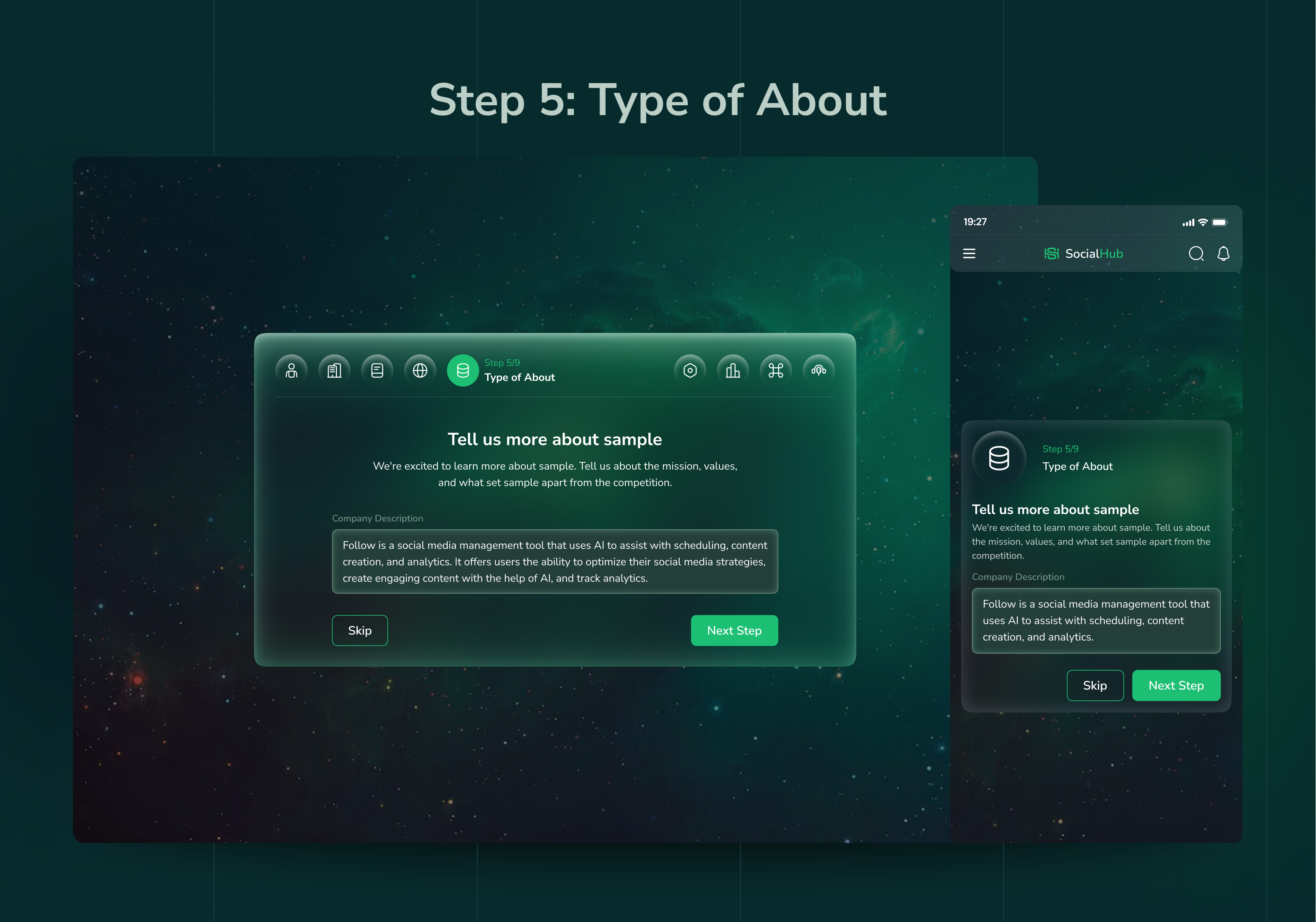Onboarding user flow - Social media management web app by Shasanko Das ...