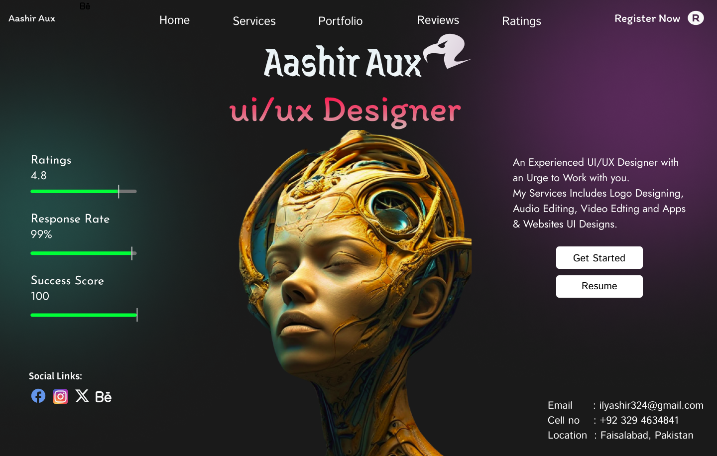 Aashir The UI/UX Designer by Aashir Aux on Dribbble