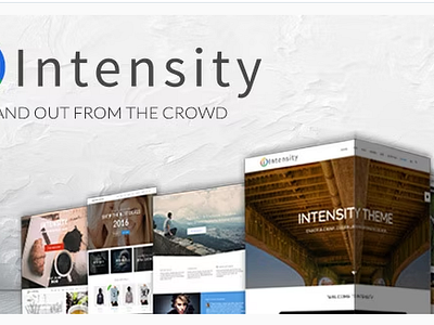 Intensity Responsive Multi-Purpose Theme by Display Font on Dribbble