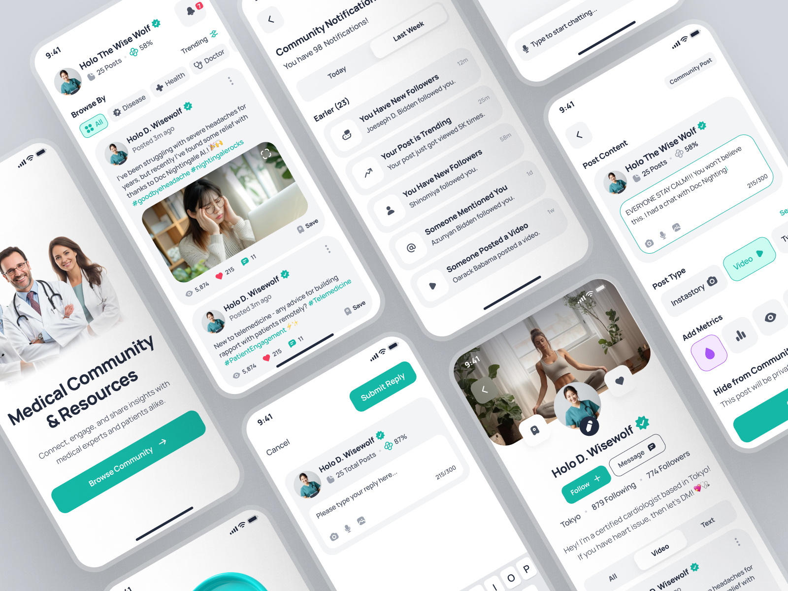 nightingale UI Kit: AI Medical & E-Pharmacy | Sign In/Sign Up UI by ...