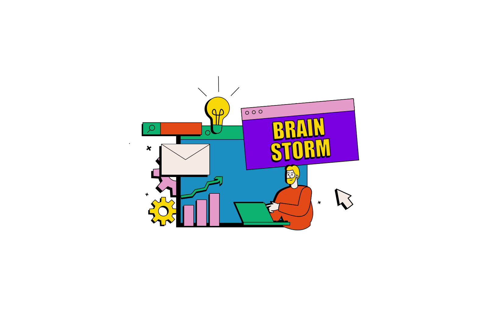 Brainstorm 2D Lottie Animation by DigitalCrocs on Dribbble