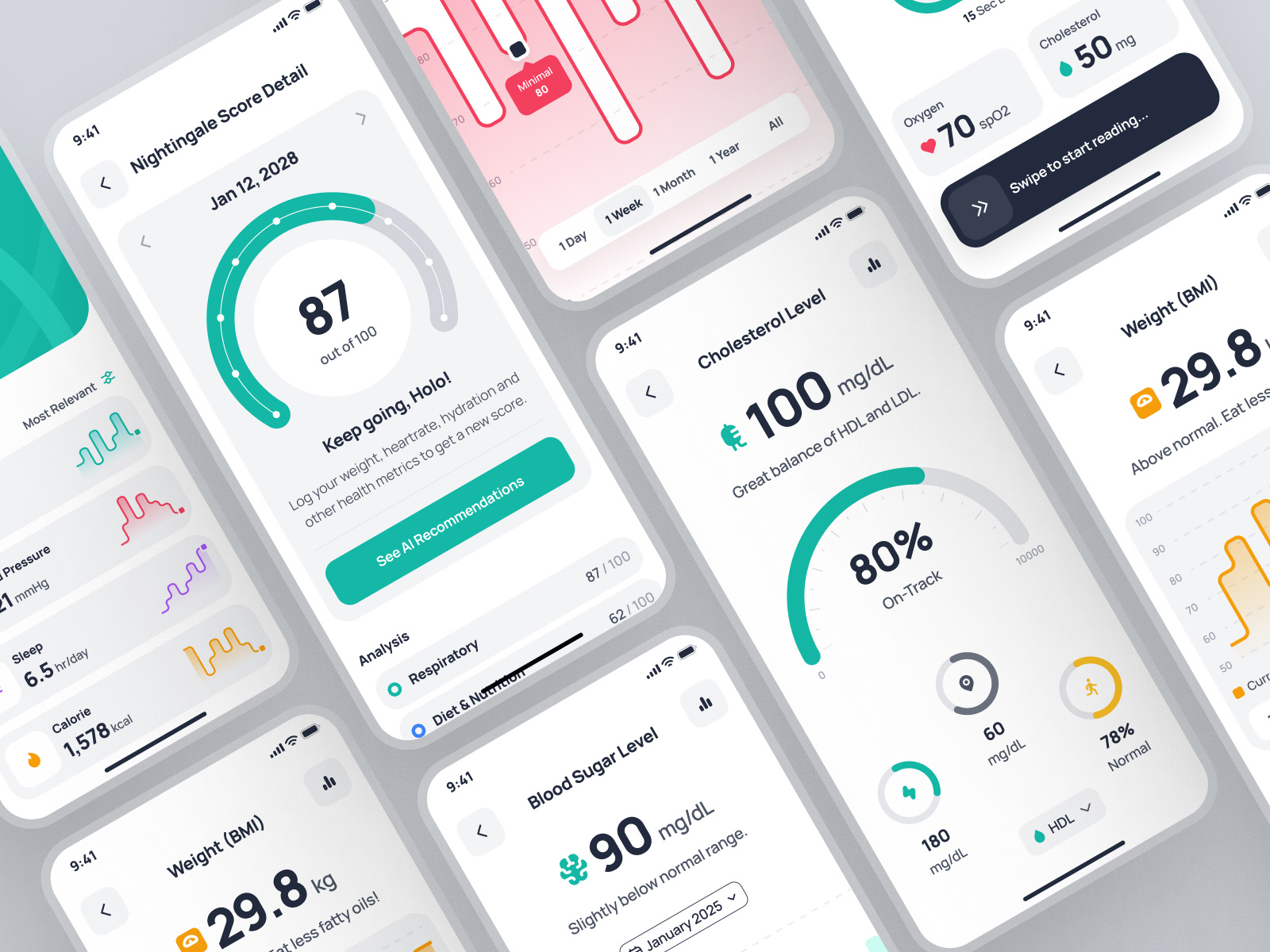 nightingale UI Kit: AI Medical & E-Pharmacy | Health Metrics UI by ...