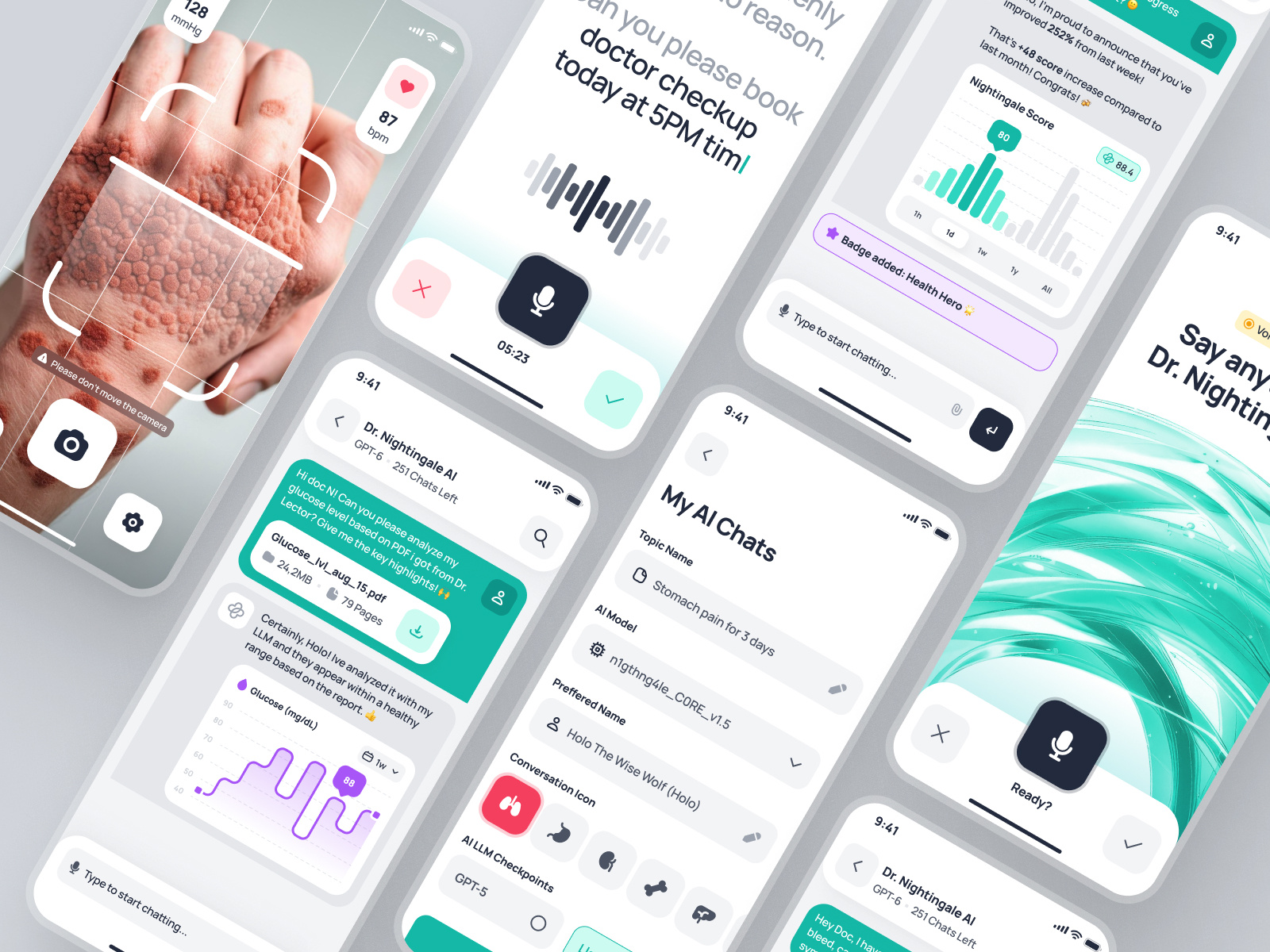 nightingale UI Kit: AI Medical & E-Pharmacy | AI Symptom Checker by ...