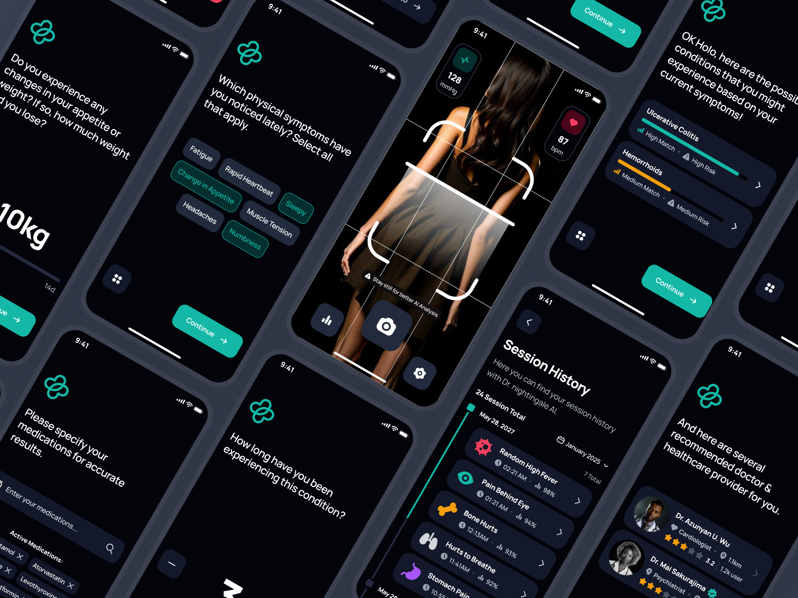 nightingale: AI Medical & E-Pharmacy | EHR Health Record App UI by ...