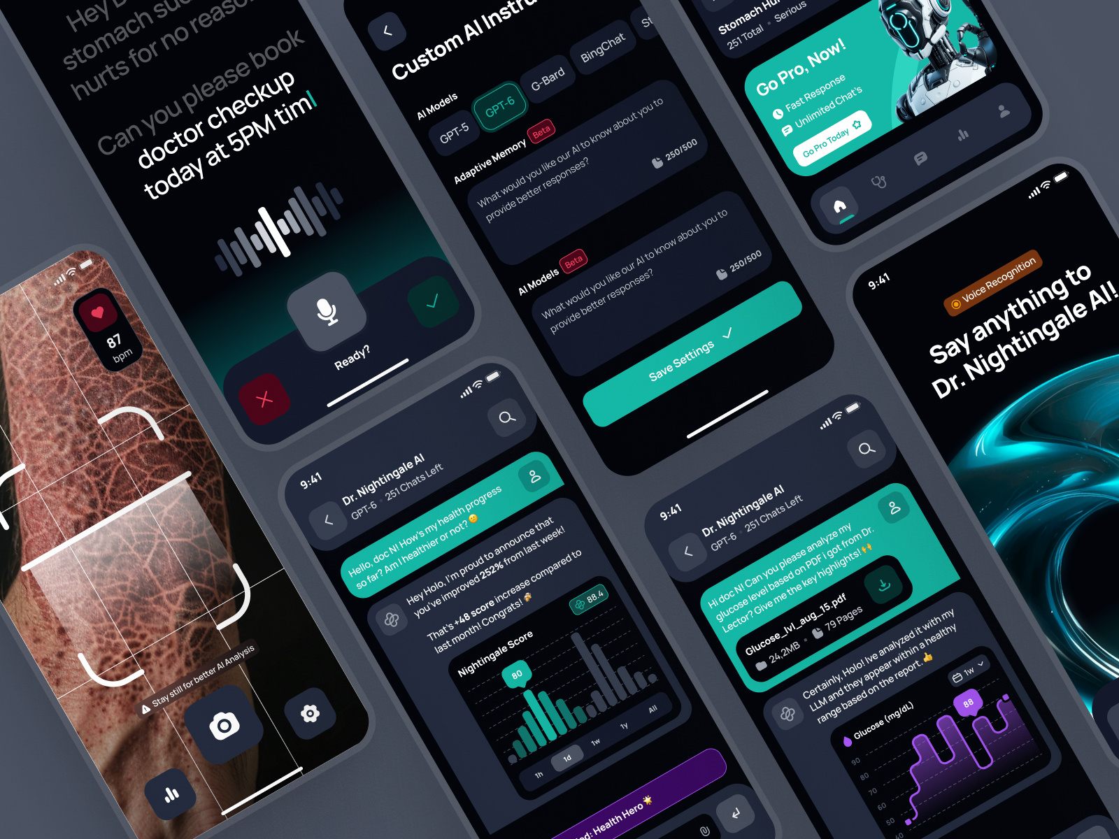 nightingale UI Kit: AI Medical & E-Pharmacy | Dropdown Input UI by strangehelix on Dribbble