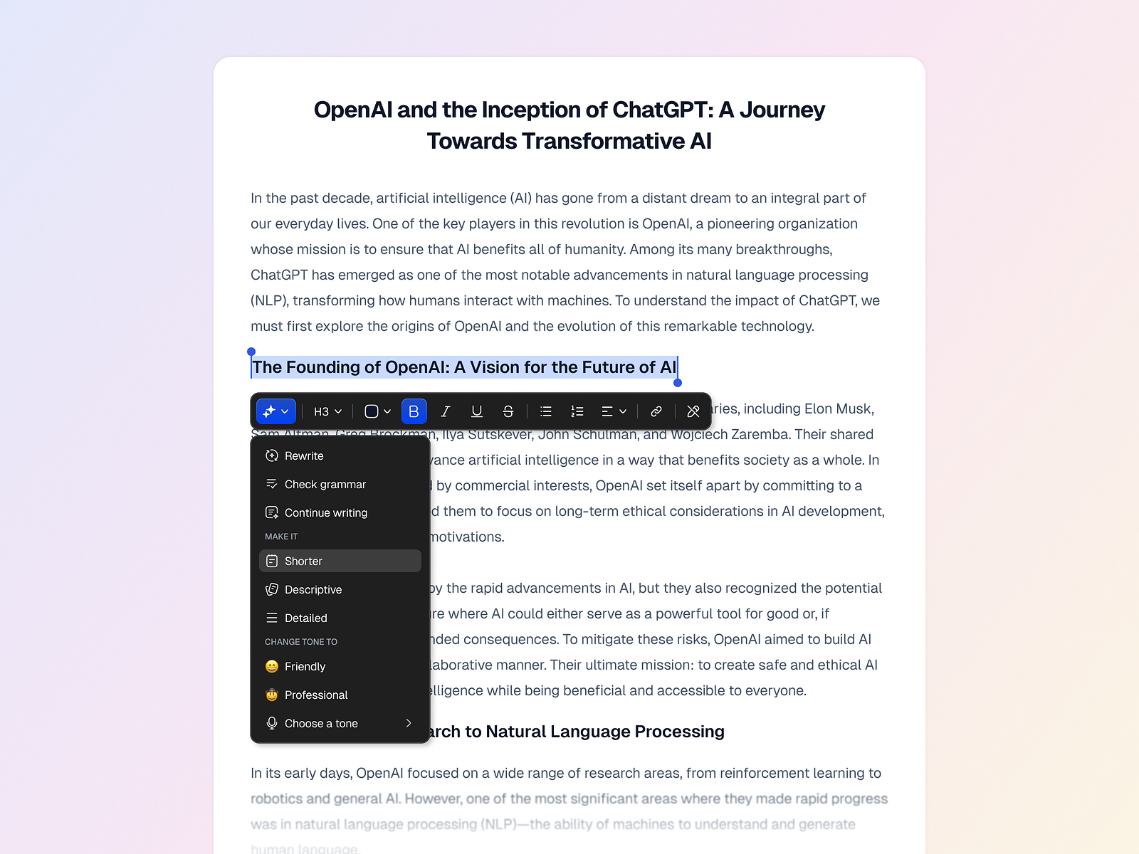 AI Rich Text Editor / WYSIWYG Editor πͺ by Venkata Sathyasai on Dribbble AI Rich Text Editor / WYSIWYG Editor πͺ by Venkata Sathyasai on Dribbble