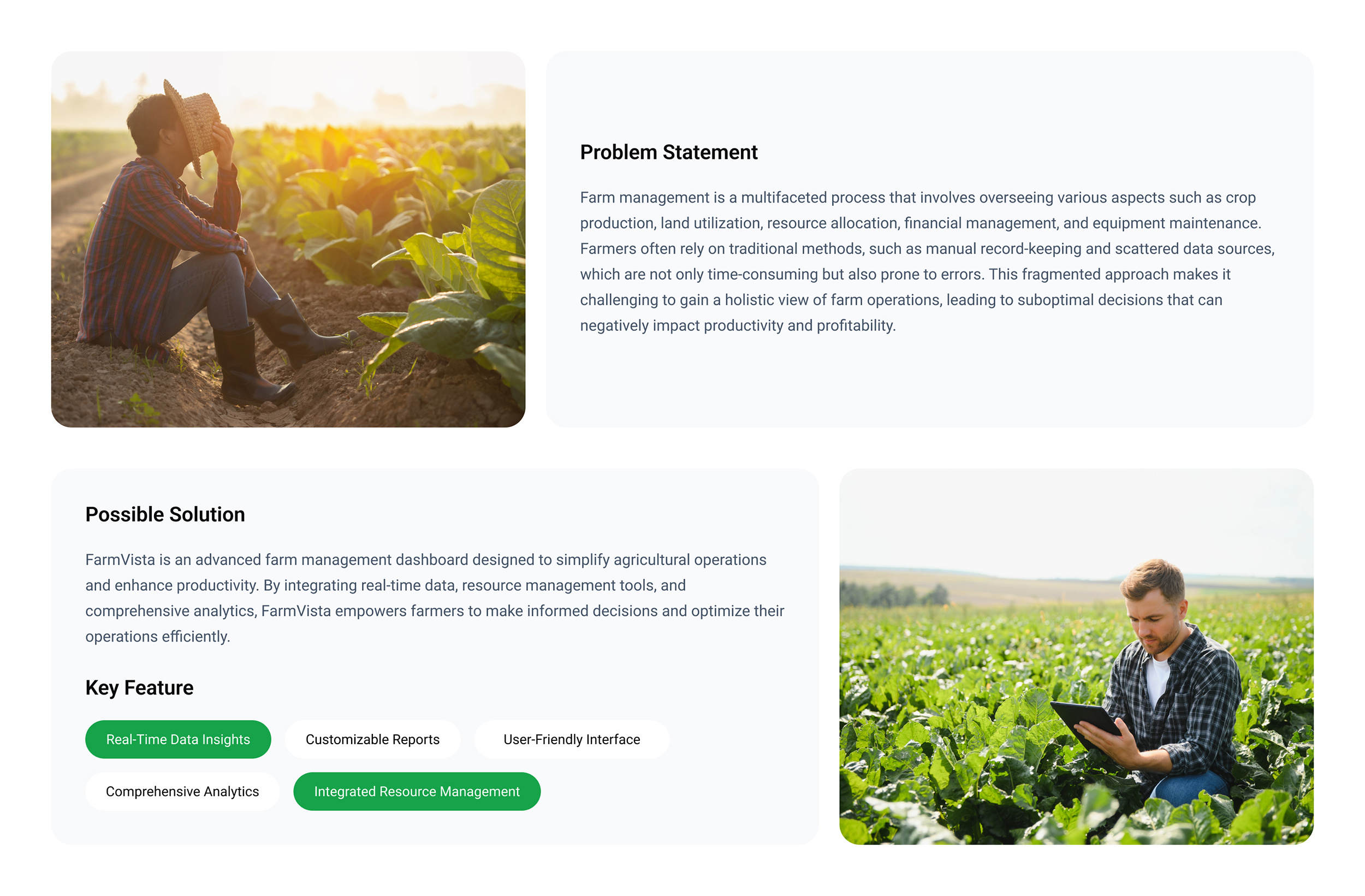 Farm Management Dashboard UI Design by Opedia Studio on Dribbble