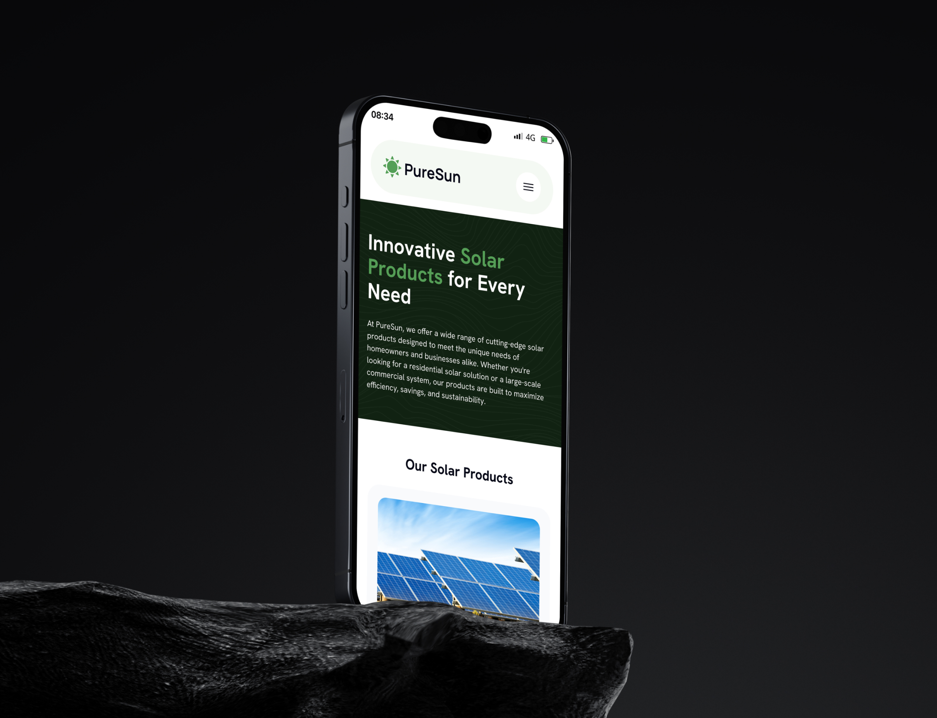 Renewable Energy - Solar Website UI Design by Opedia Studio | Branding ...