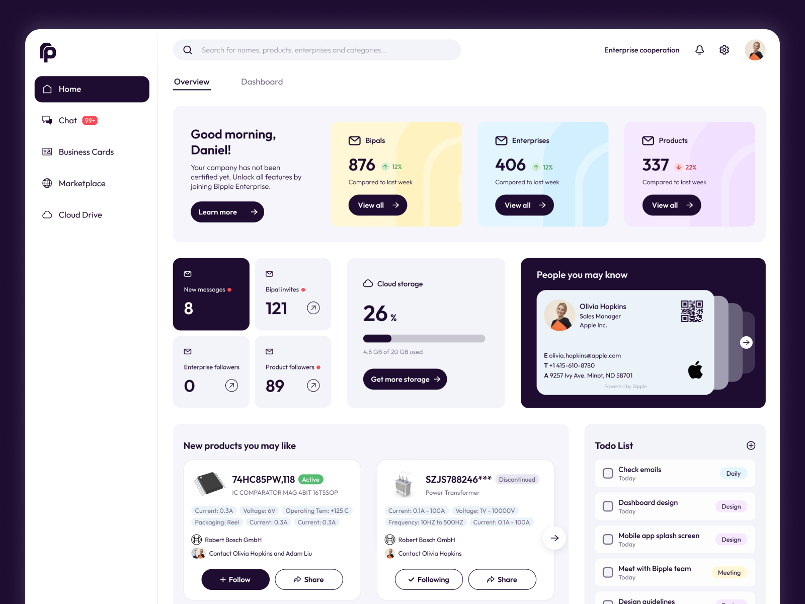 Dashboard Design by Dannniel for Marcato Studio on Dribbble