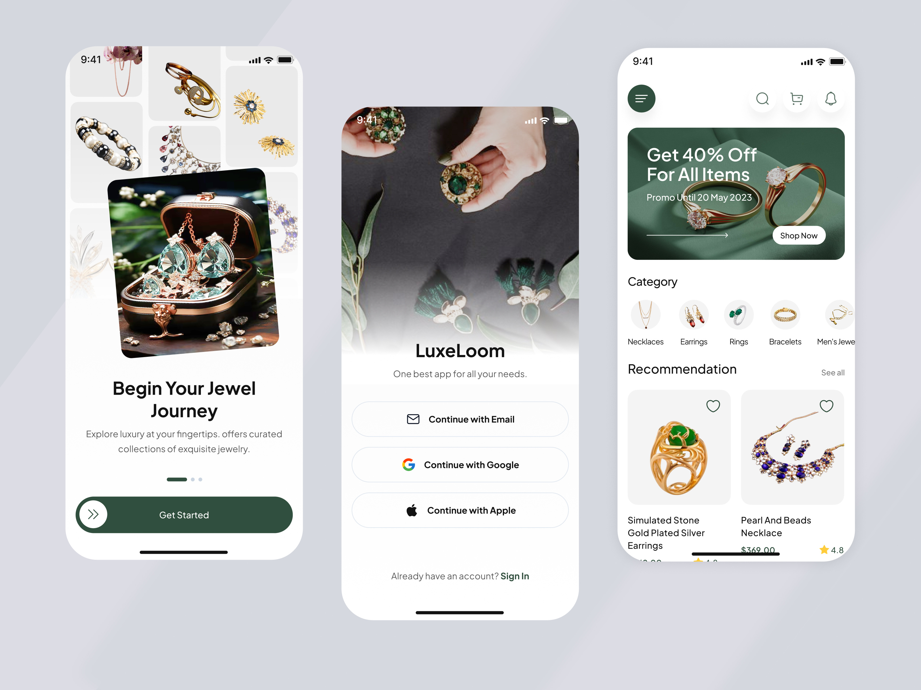 Jewerlly App Design designs, themes, templates and downloadable graphic ...