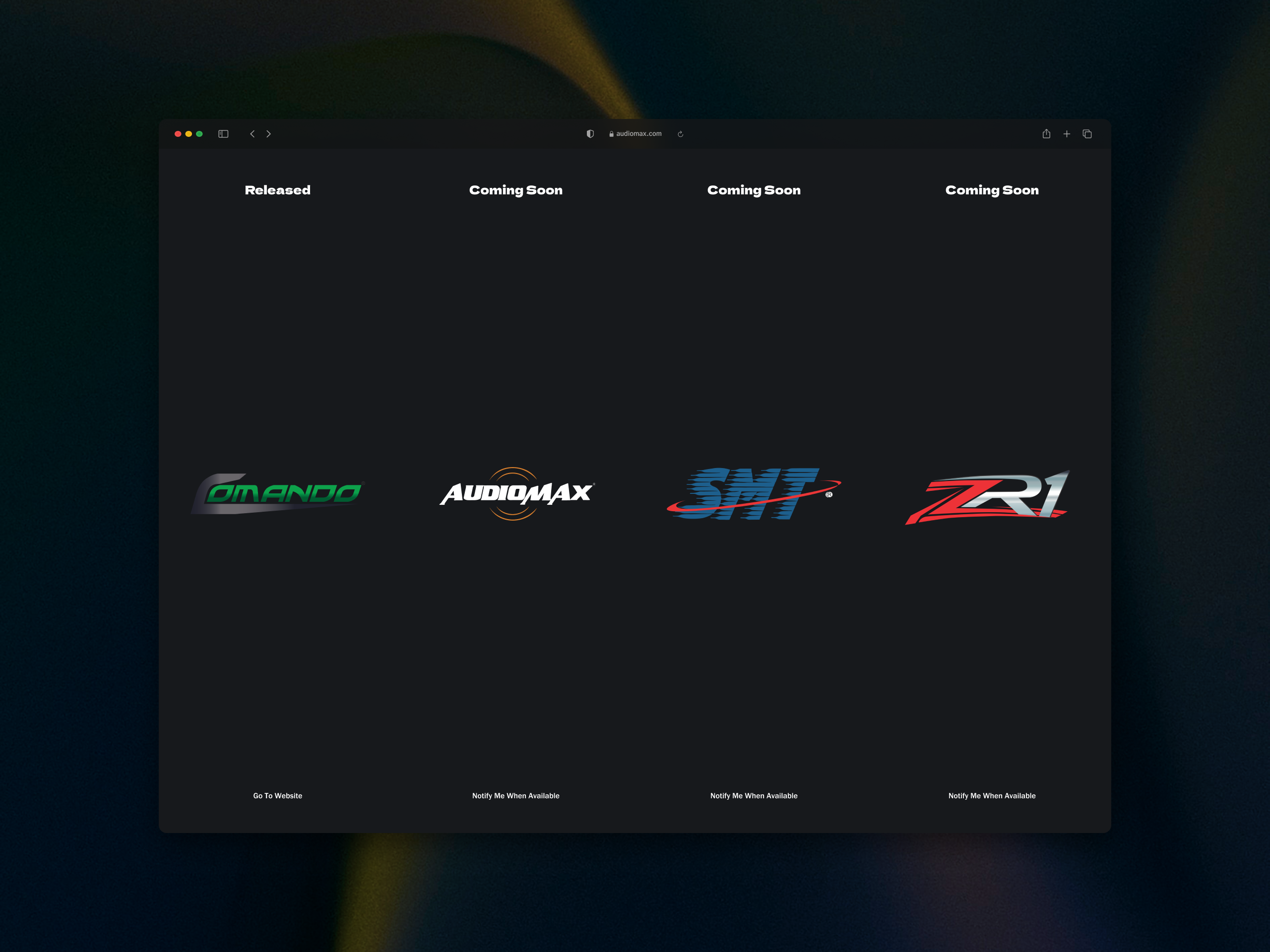 "Coming Soon" Hero pages for the MDC GROUP brands. by Luis R. Melo on ...