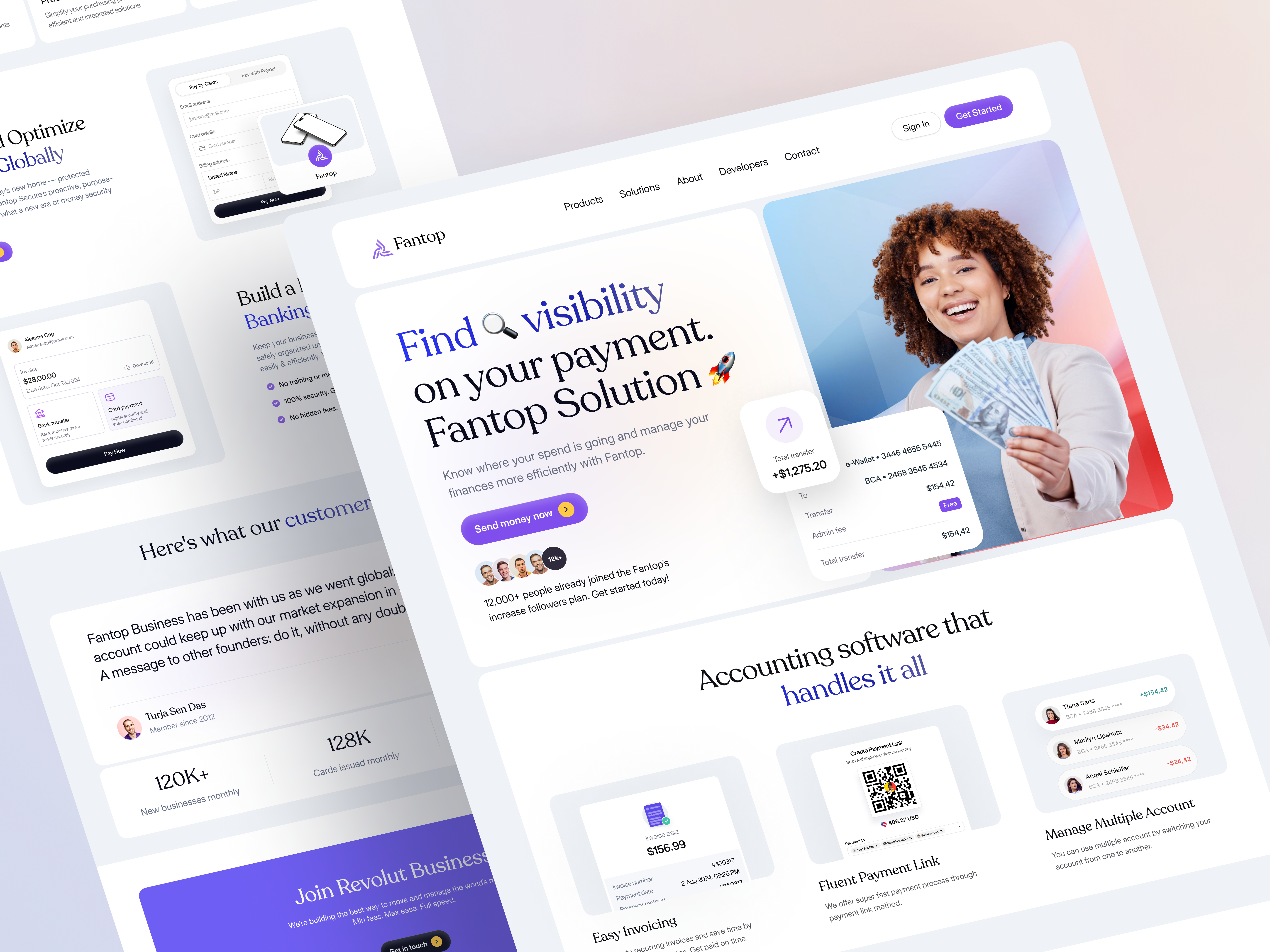 Fantop Finance Website 2024 by Turja Sen Das Partho on Dribbble