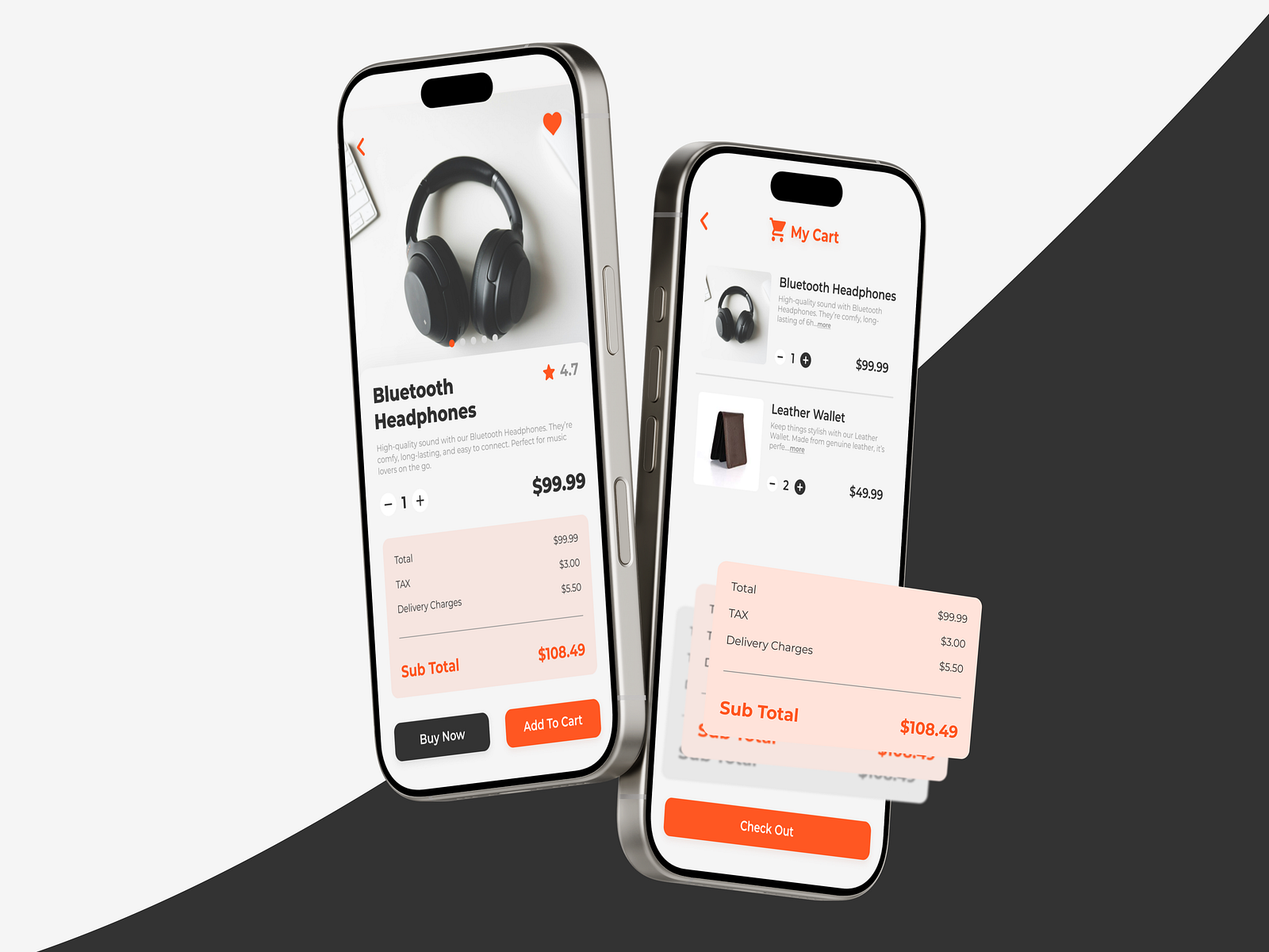 E-Commerce Mobile App UI Design: Cart & Product Details by Anwash on ...