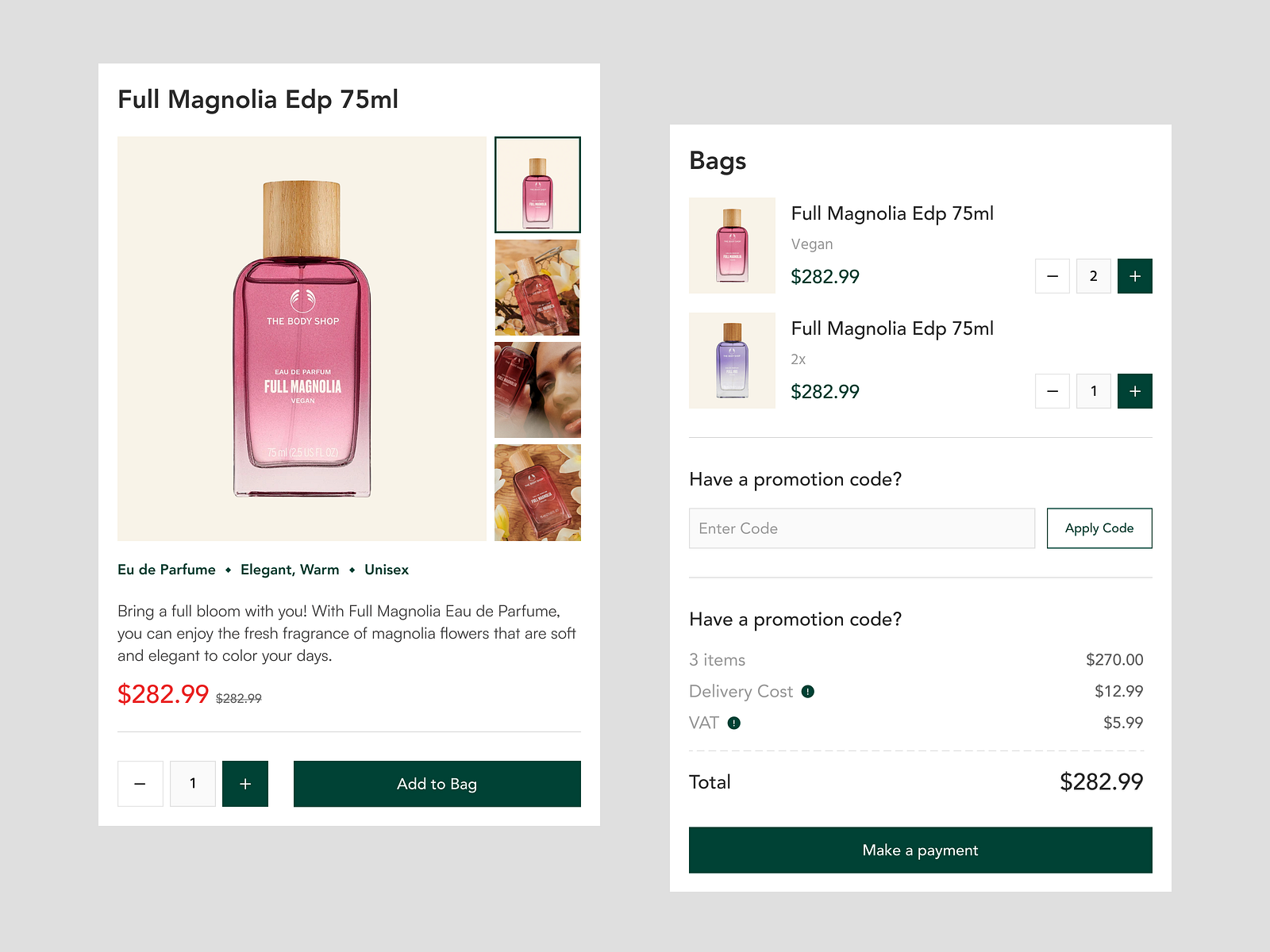Ecommerce Modal UI Component by Adhitya Putra for Hatypo Studio on Dribbble