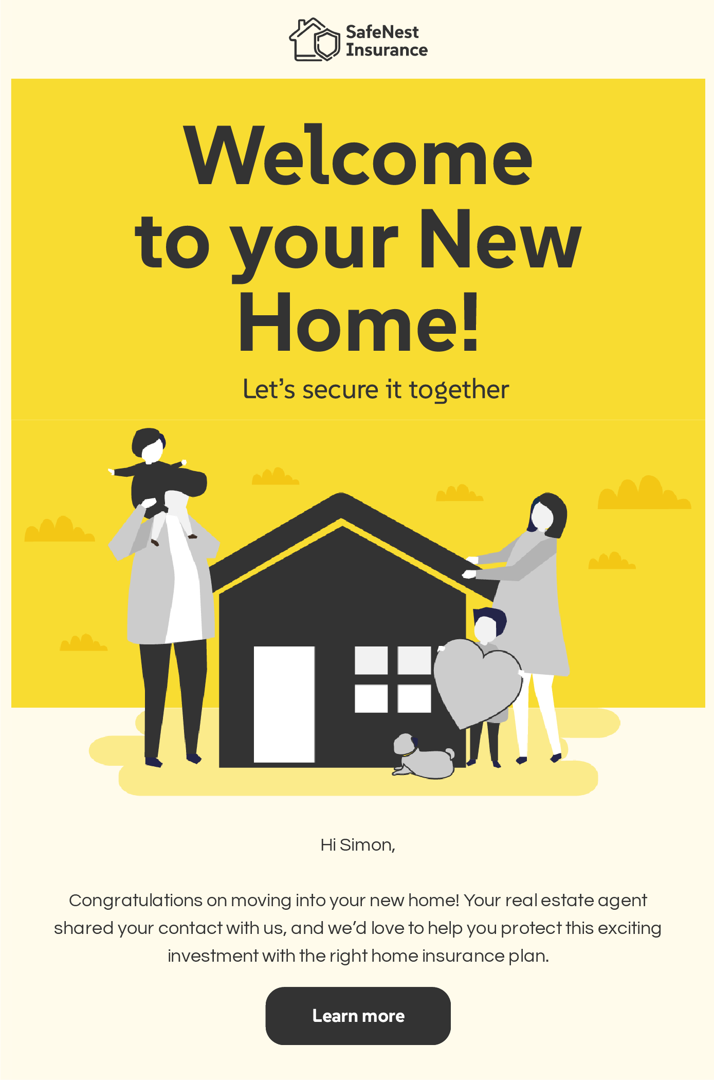 Home Insurance Email by Abdulahi Omotayo on Dribbble