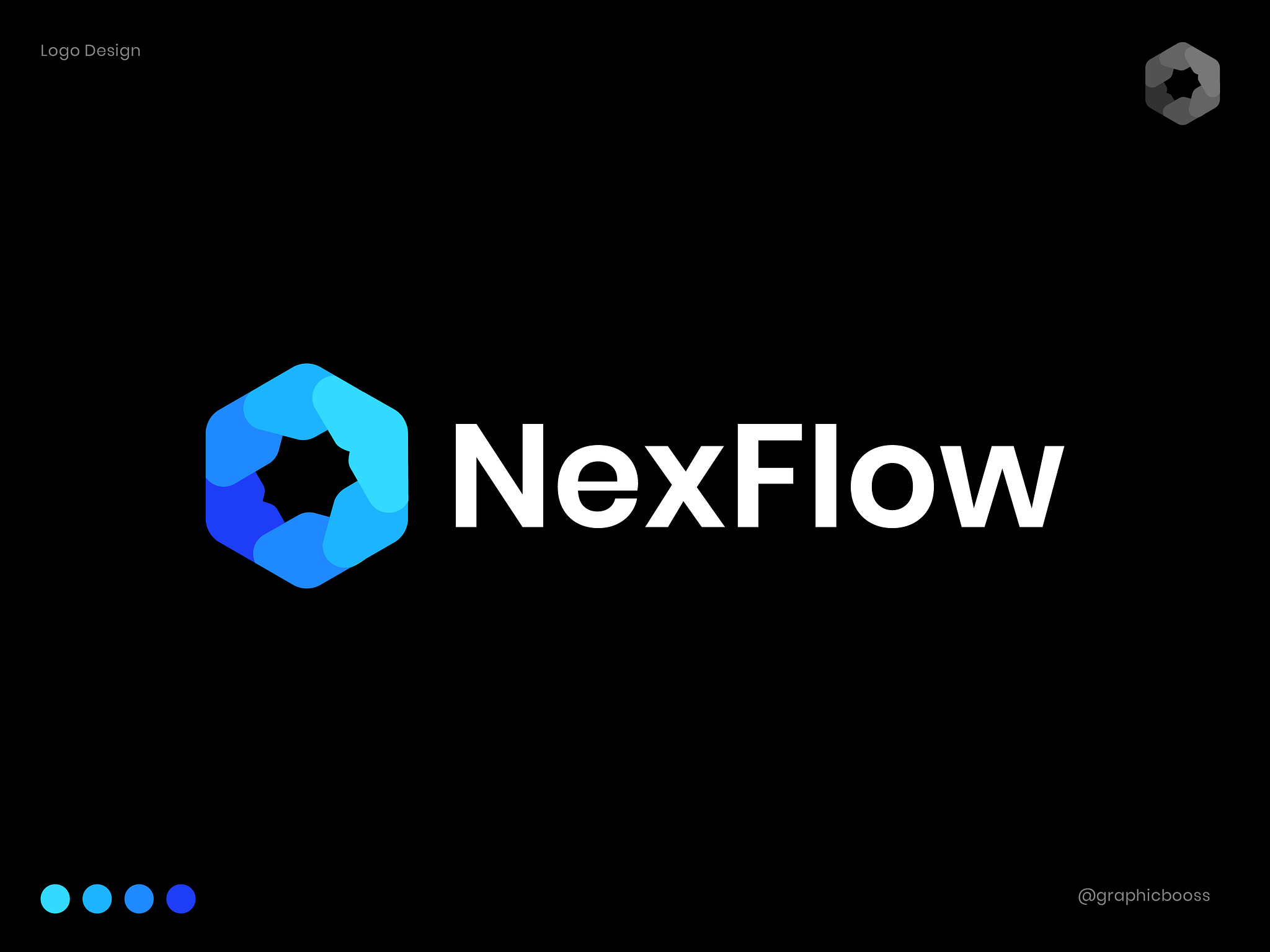 NexFlow – Cutting-Edge AI & Data Analytics Logo for Innovative by Md Zahid Hasan | Logo Designer ...