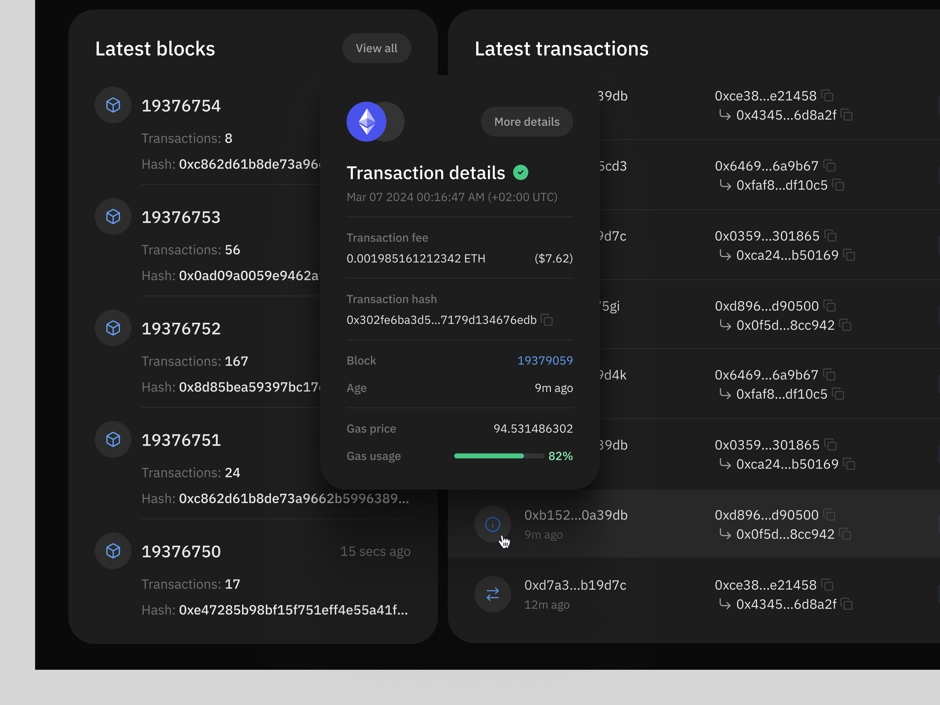 XCHAIN – Cutting-Edge Blockchain Explorer by Outcrowd on Dribbble