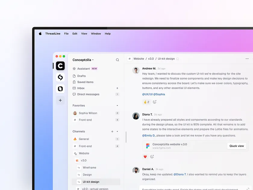 Browse thousands of Messenger images for design inspiration | Dribbble