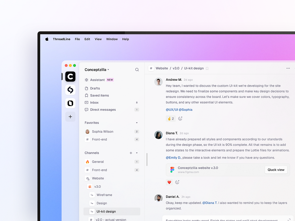 Browse thousands of Messenger images for design inspiration | Dribbble