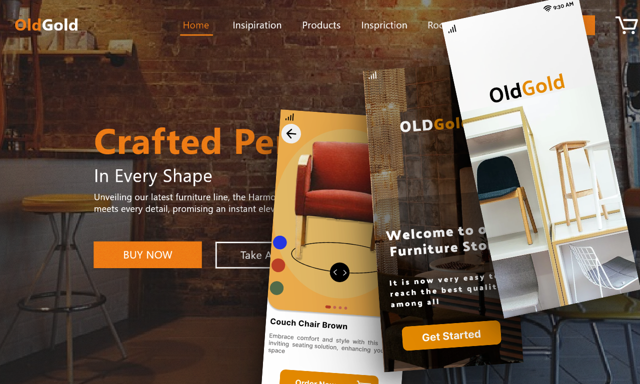 Old Gold UI app design by Muhammad Salman on Dribbble