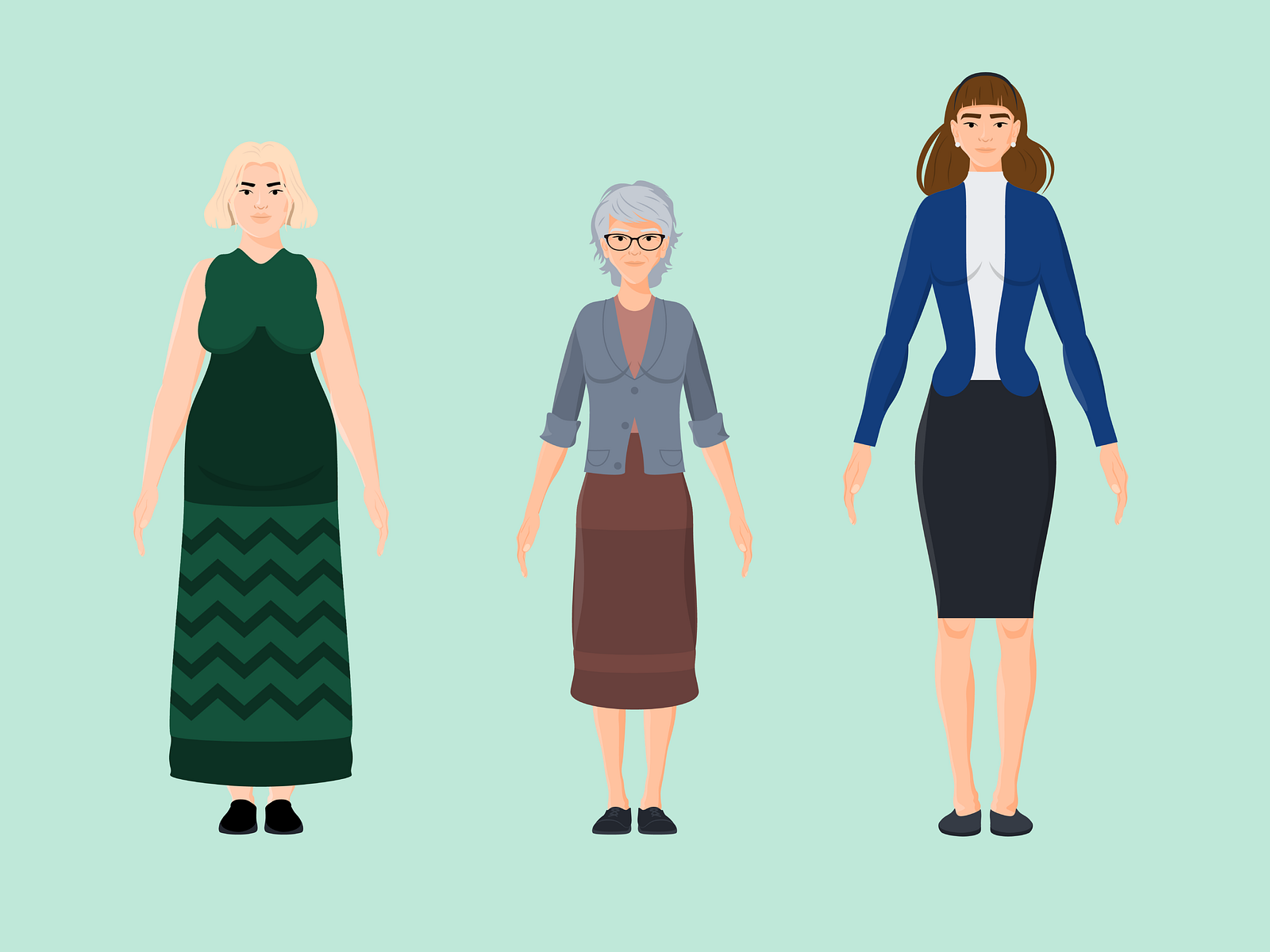 Clover Learning character set. Western European Characters by Eugene ...