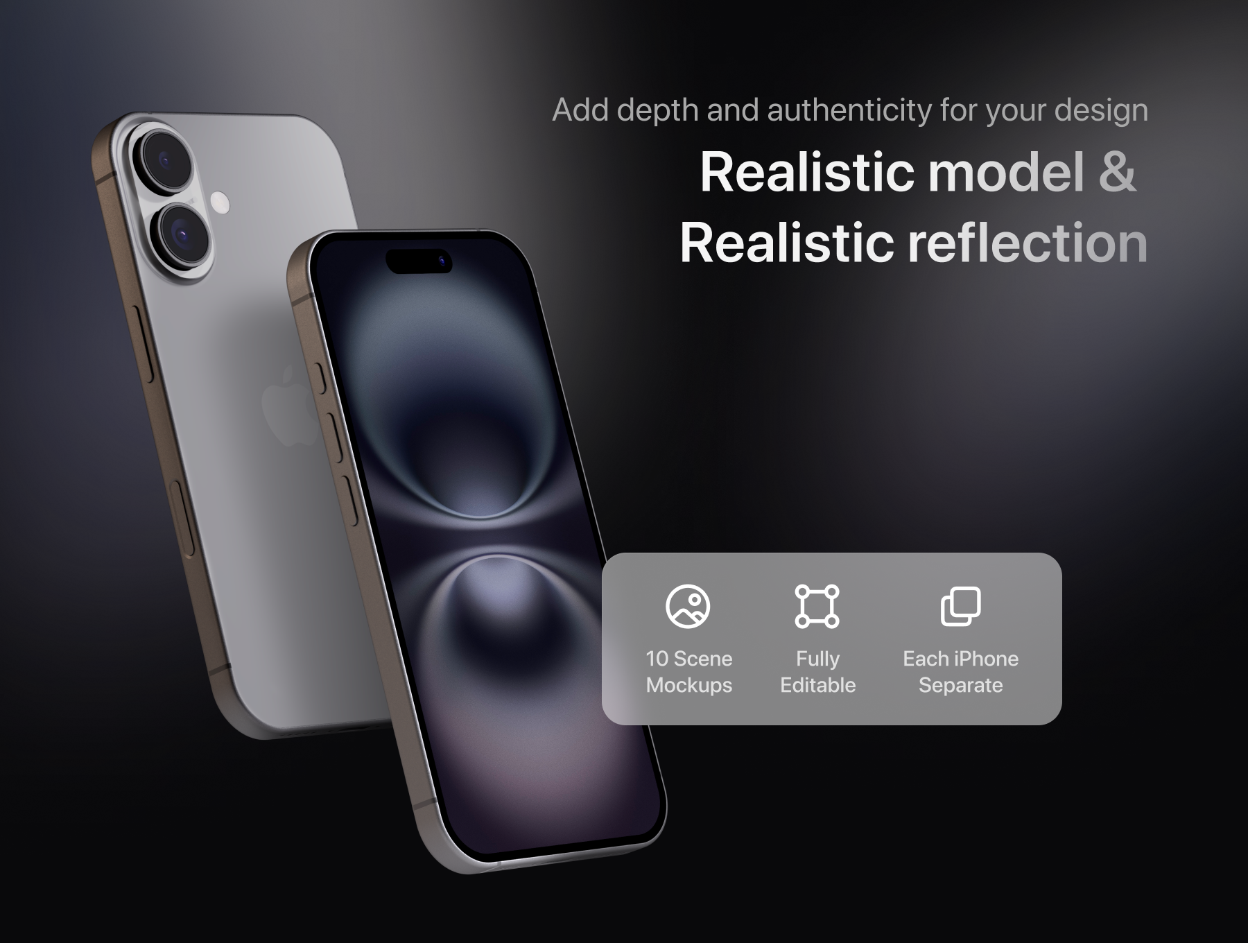 iPhone 16 Mockups - 10 Mockup Scenes. Apple iPhone 16 mock-up by Mrayan ...