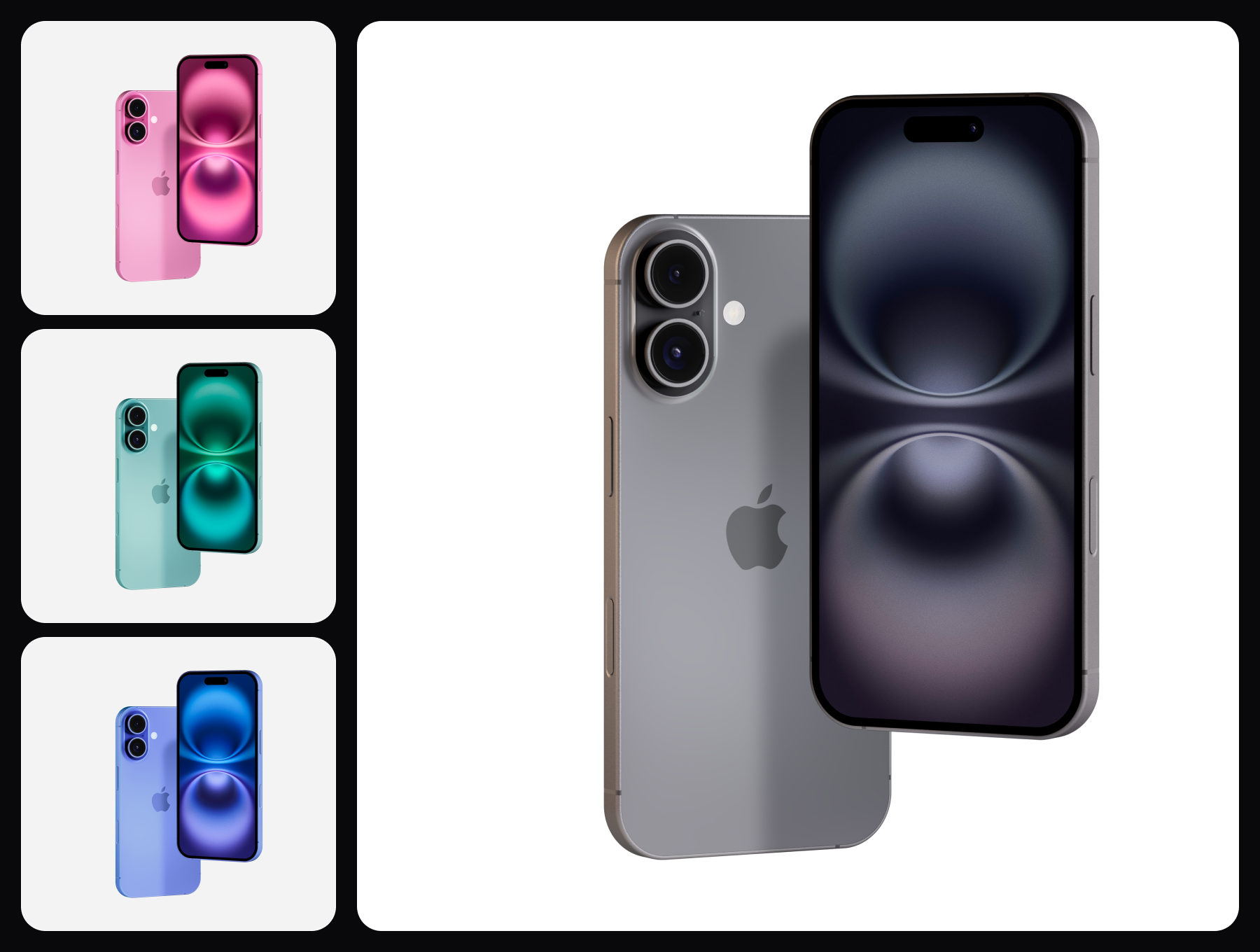 iPhone 16 Mockups - 10 Mockup Scenes. Apple iPhone 16 mock-up by Mrayan ...