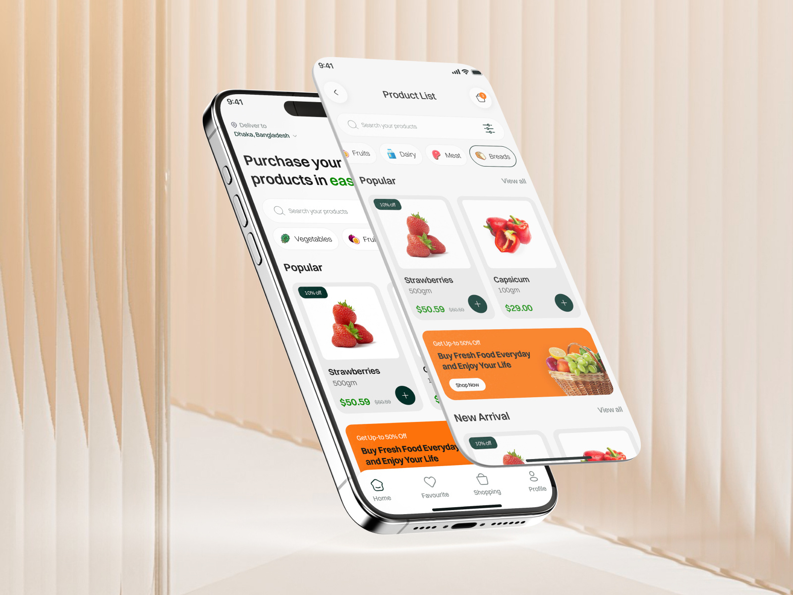 Grocery Mobile App Design by Compas Digital on Dribbble