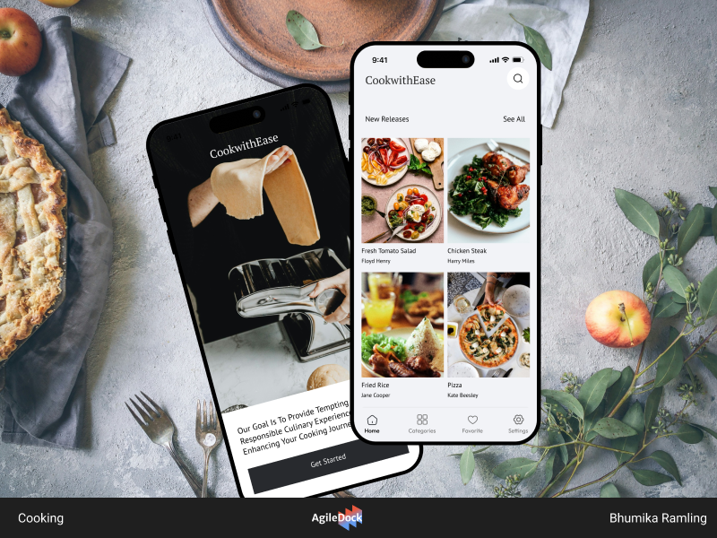 Cooking Mobile App Design by Agiledock on Dribbble