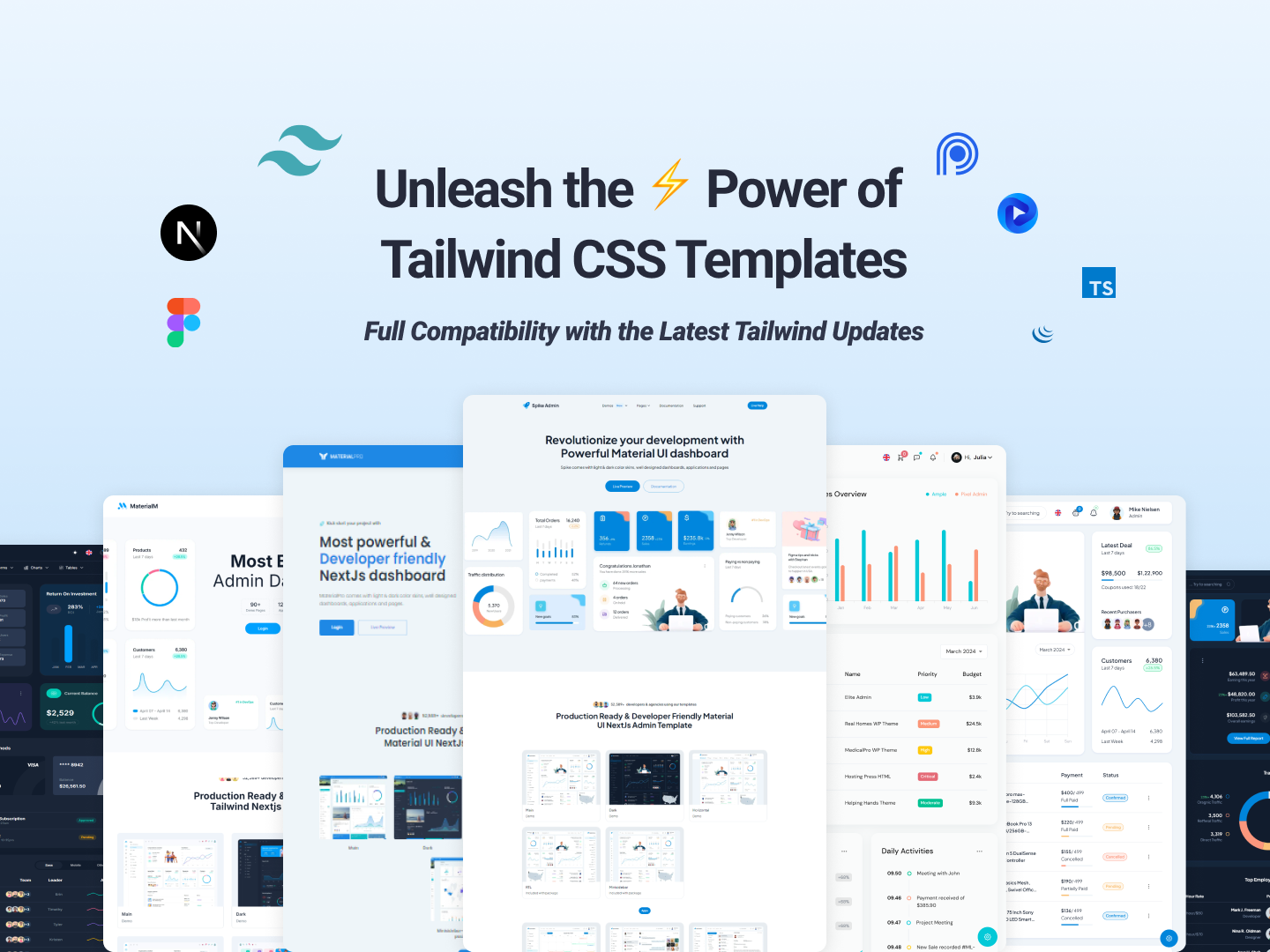 Tailwind CSS Dashboard Templates & Themes by Wrappixel by SANJAY JOSHI ...