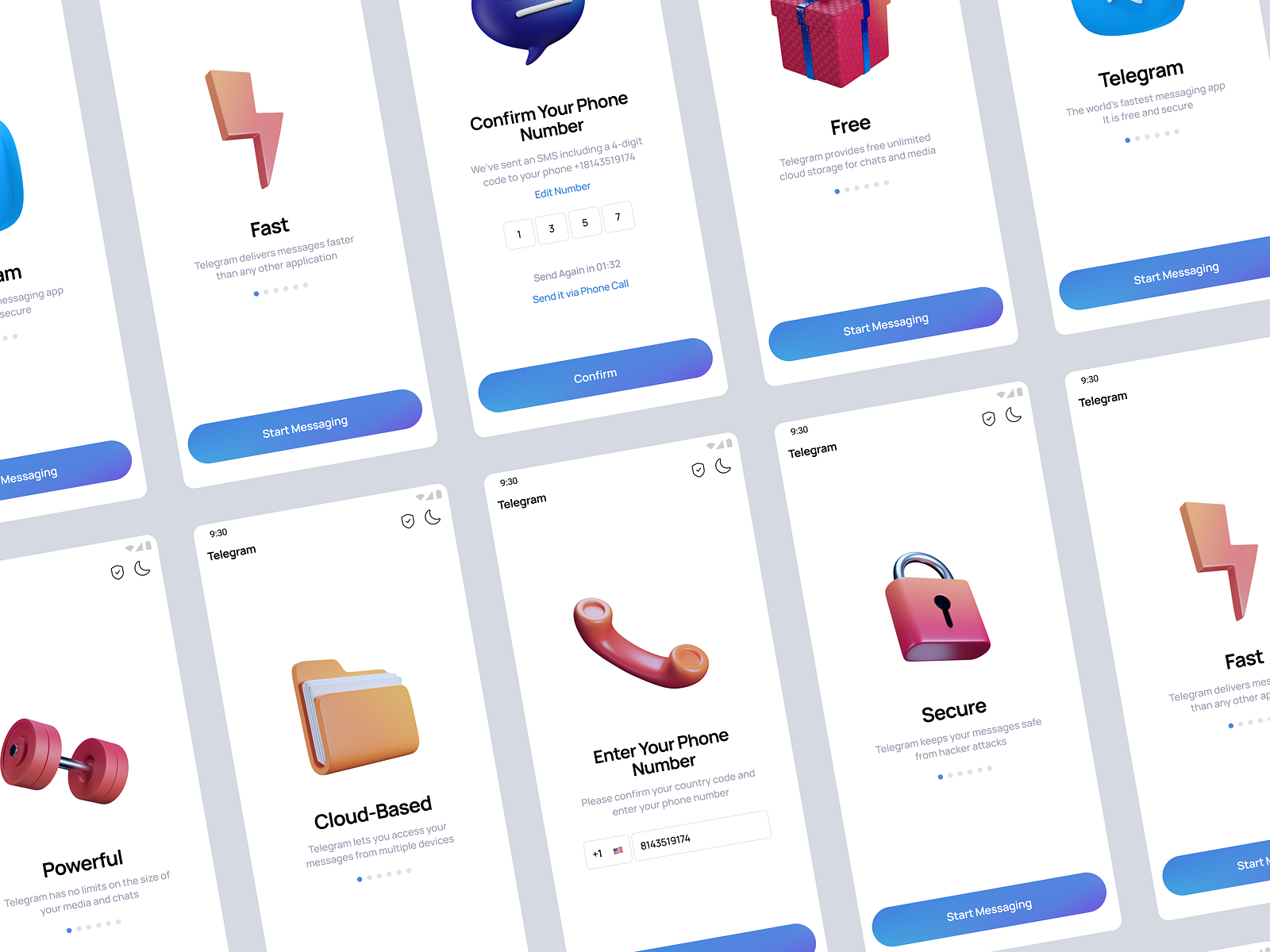 Telegram Redesign - Part 1 by Sobhan Aghasi Zadeh on Dribbble