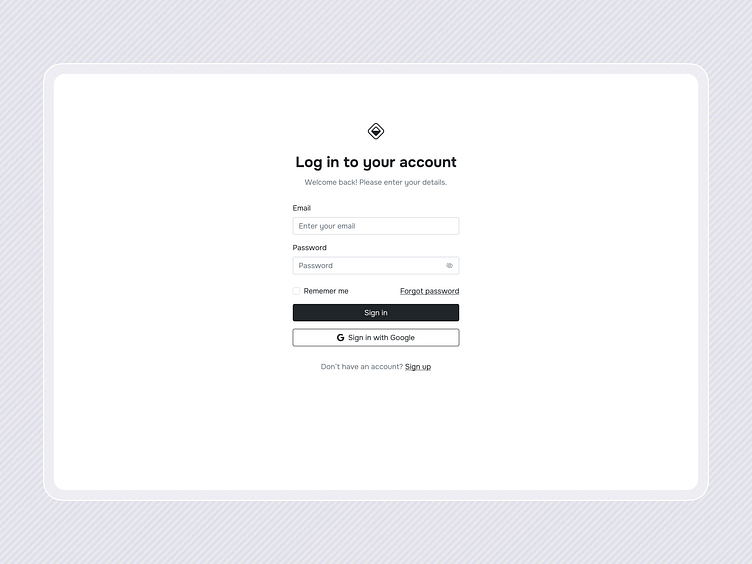 Login Page — Seen Wireframe UI Kit by Rakibul 🏀 on Dribbble