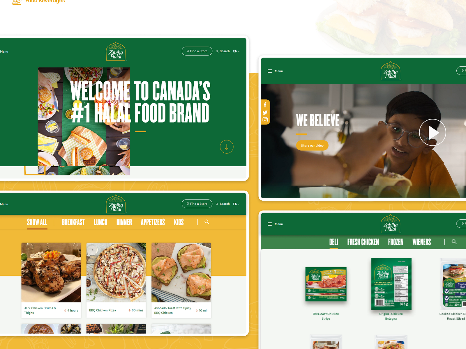 Halal Foods by CodeEpsilon Services on Dribbble