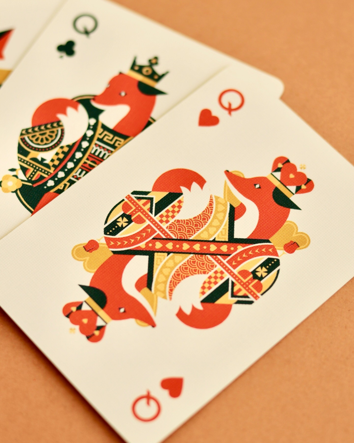 Quinn the Fox Playing Cards by Andy Hau on Dribbble