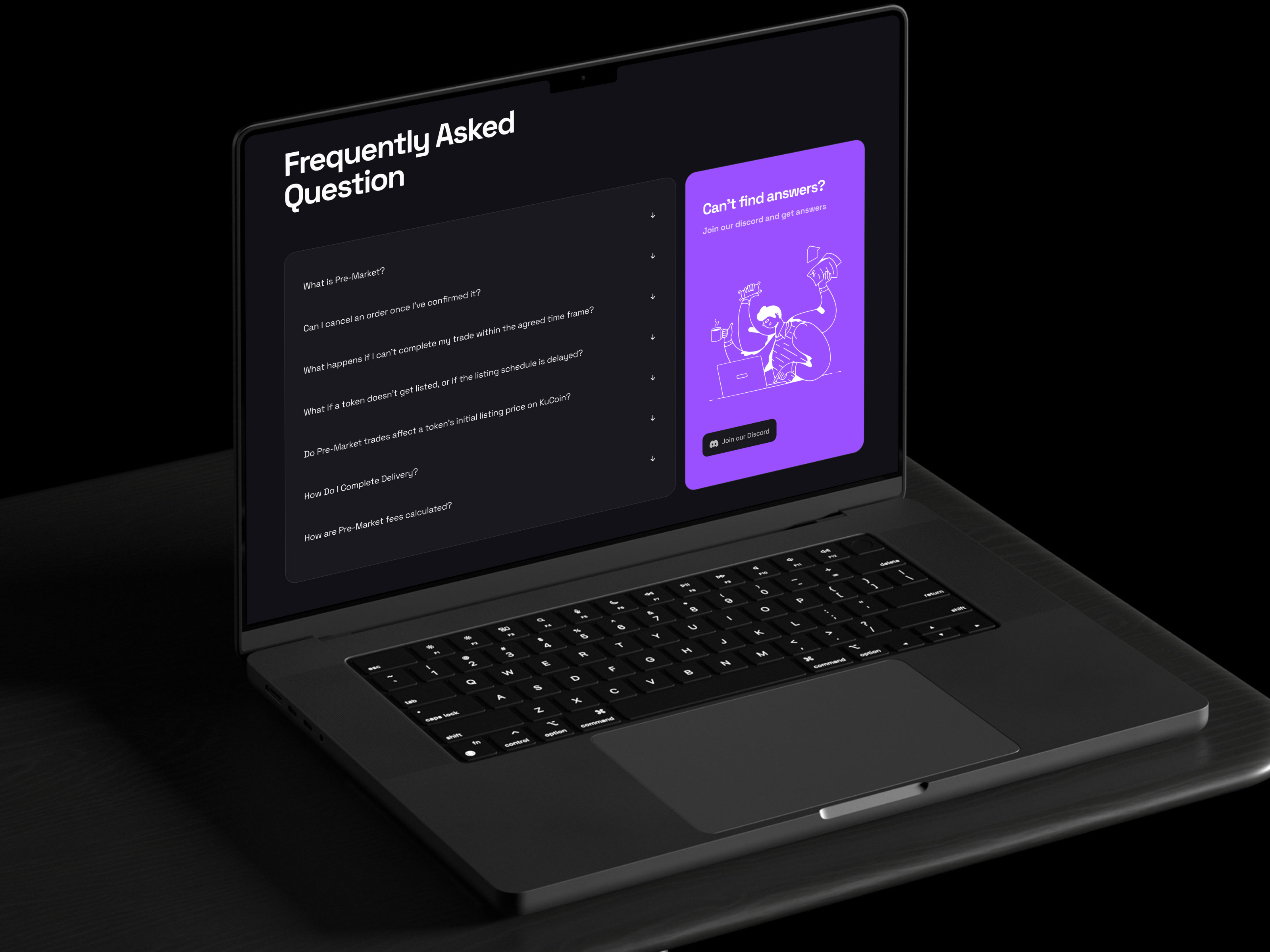 PreMarket web design by Taras Migulko for Emote on Dribbble