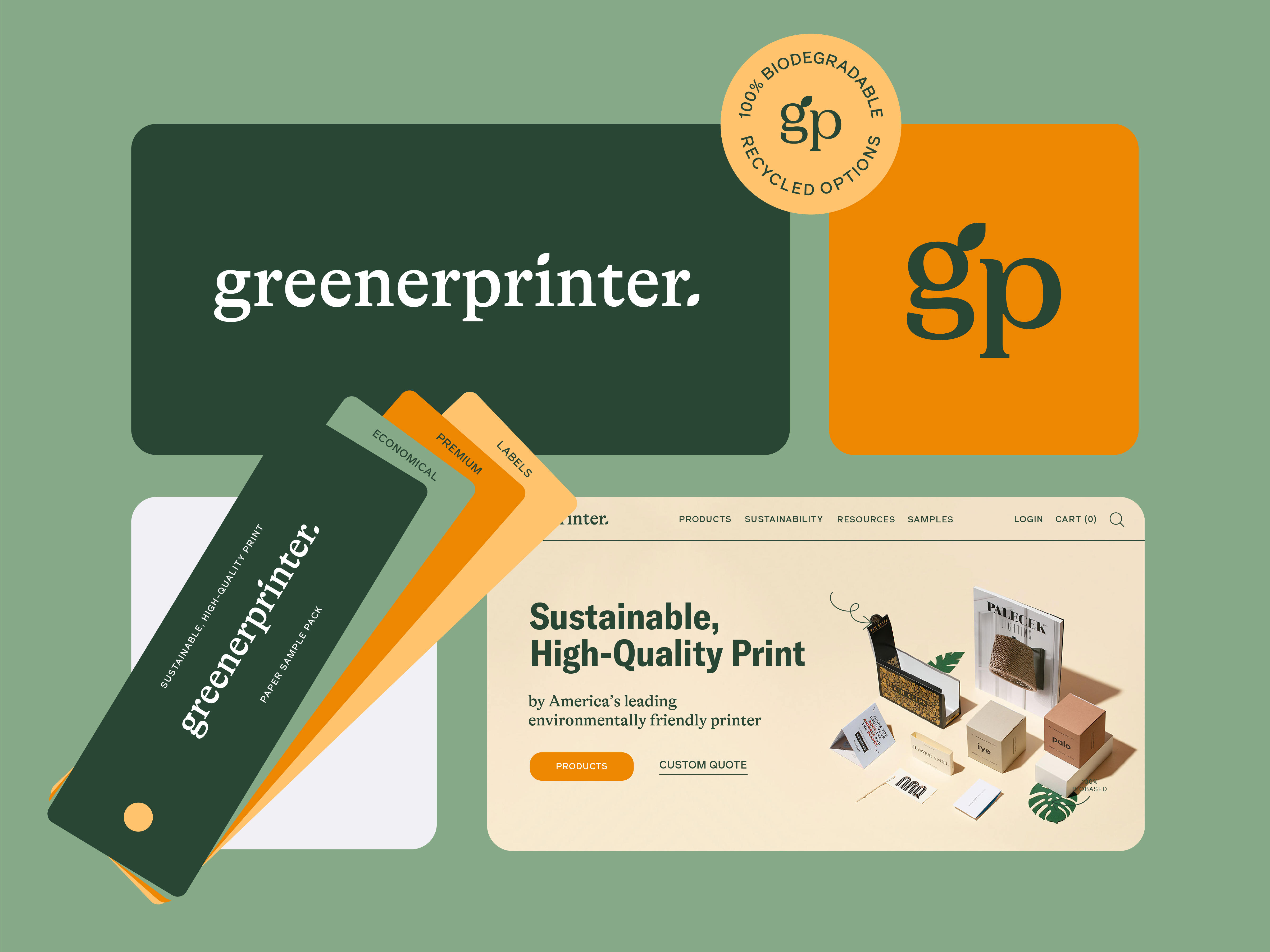 Greenerprinter - Brand Refresh by Necula Creative on Dribbble