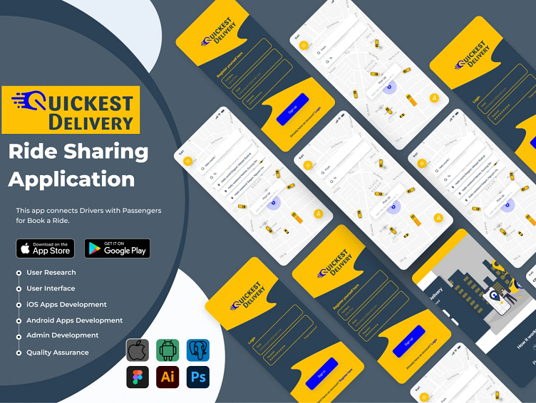 QUICKEST Delivery Web & App by Cybil Souza on Dribbble