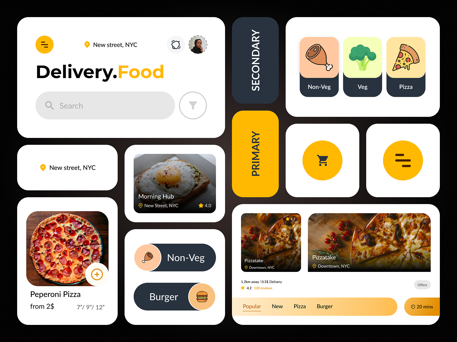 Delivery.Food – Modern Food Delivery App UI Design by Saheduzzaman ...